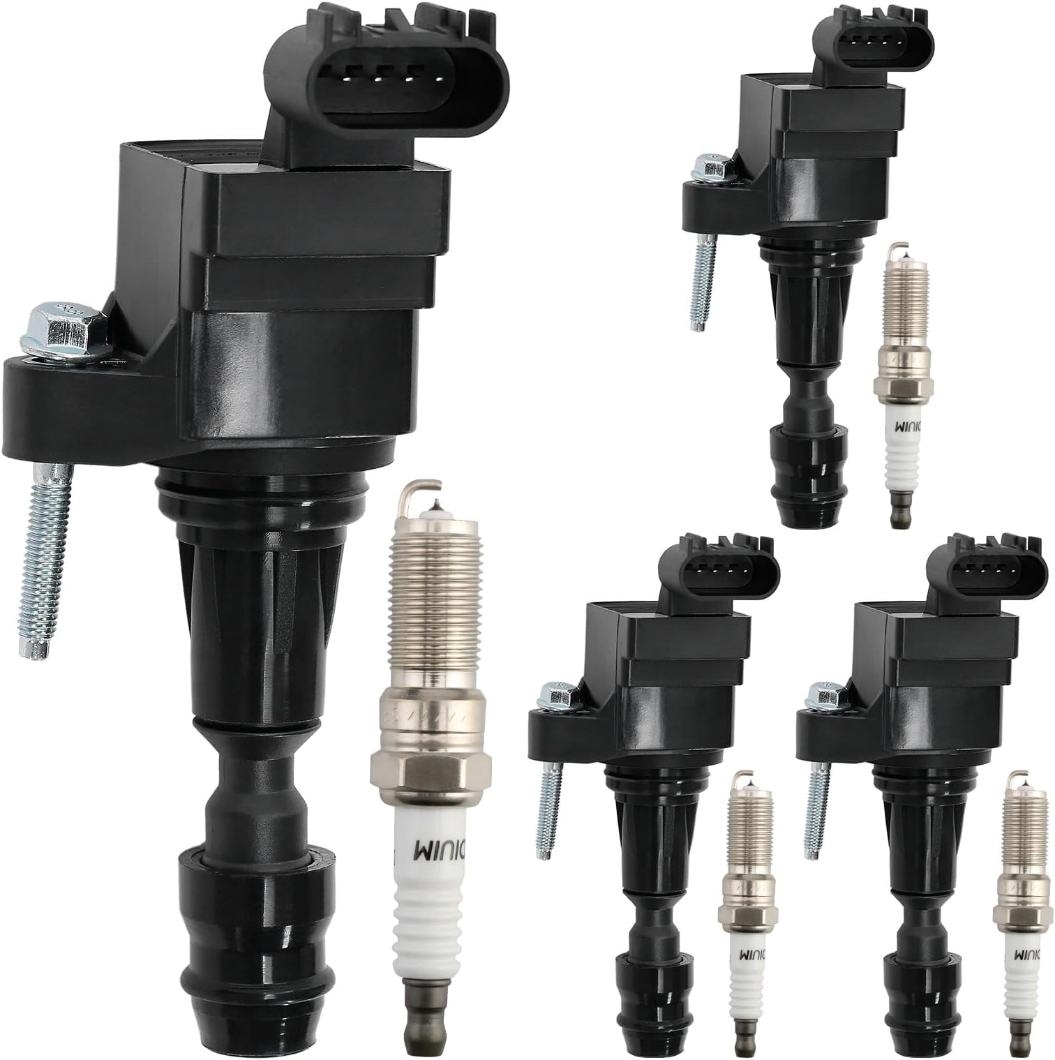 Amazon.com: Ignition Coil Pack & Iridium Spark Plugs Set of 4 ...