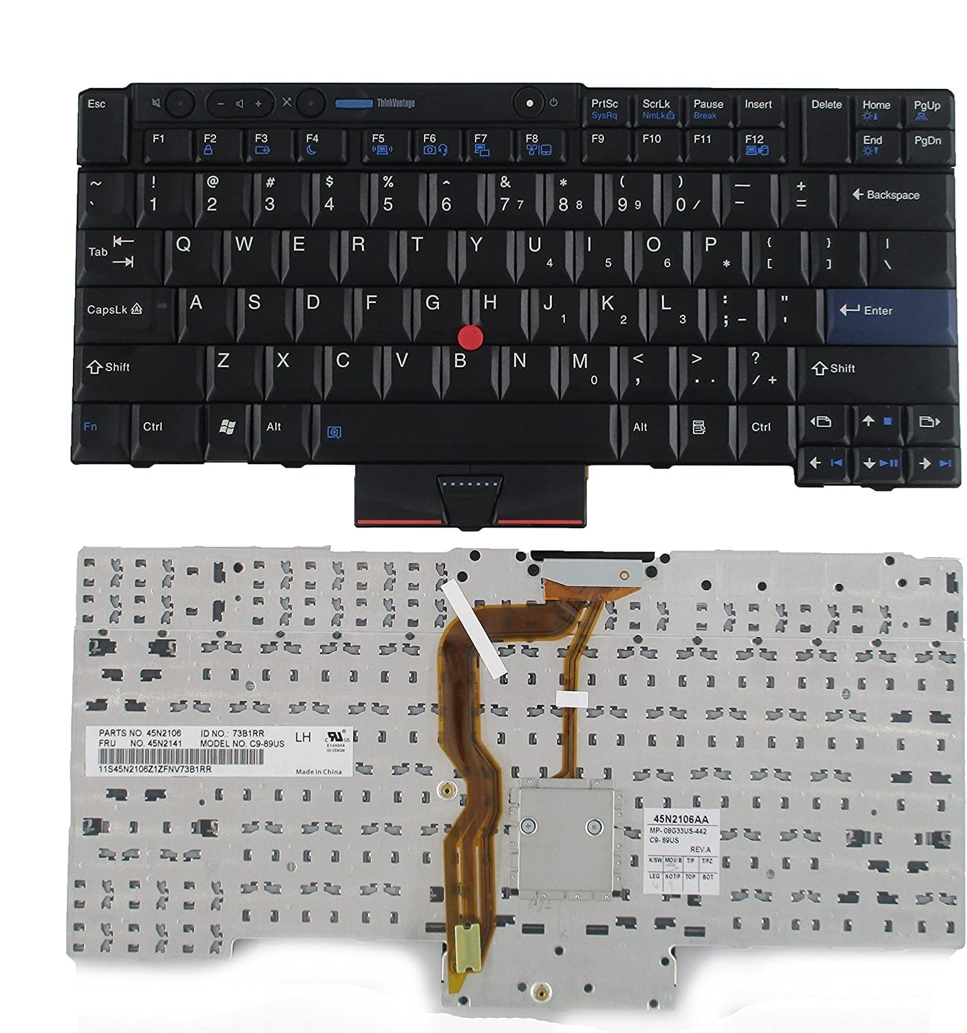 Amazon.in: Buy Wefly Laptop Keyboard Compatible for Lenovo Thinkpad ...