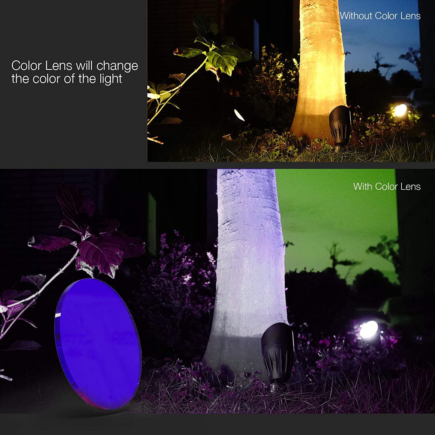 Outdoor Halogen Light Colored Lenses Natural Green Enhancing Contact