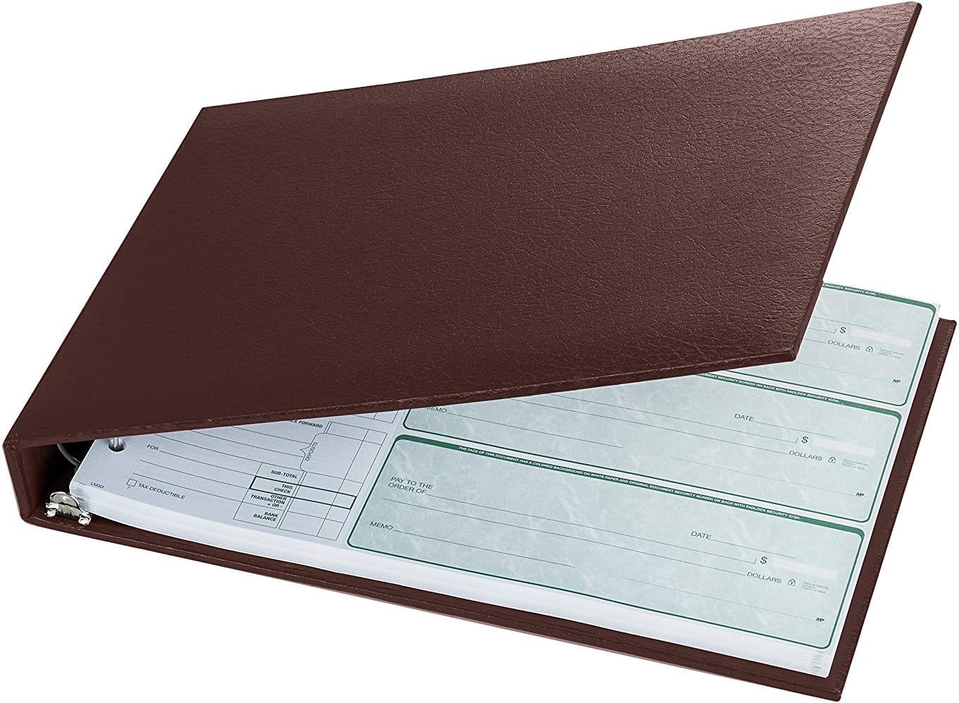 Amazon.com : Executive 7 Ring Check Binder, 500 Check Capacity, for ...