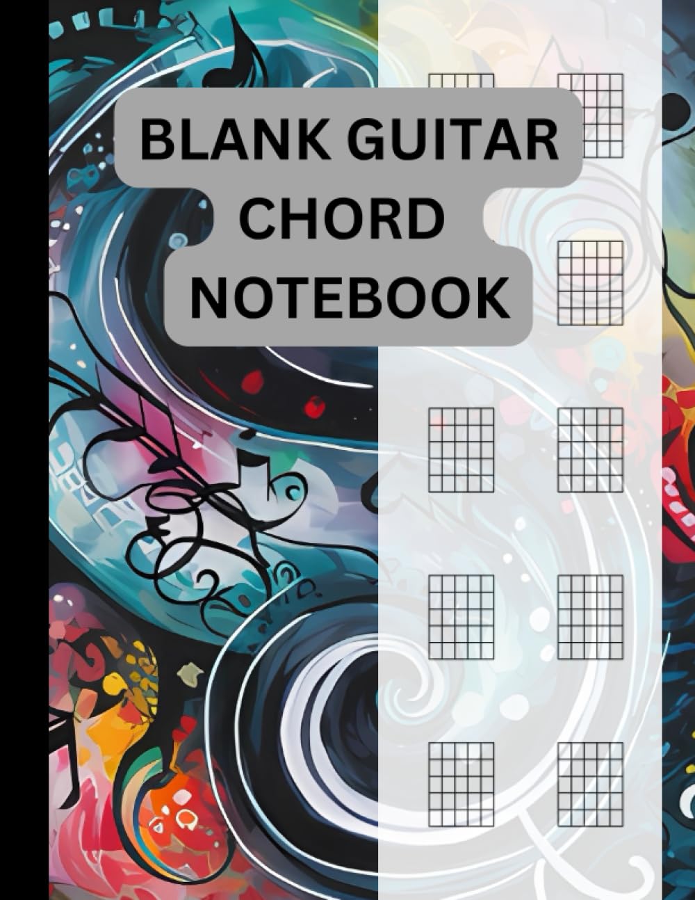 Amazon.com: Blank Guitar Chord Notebook: 25 Diagrams Per Page With 5 ...