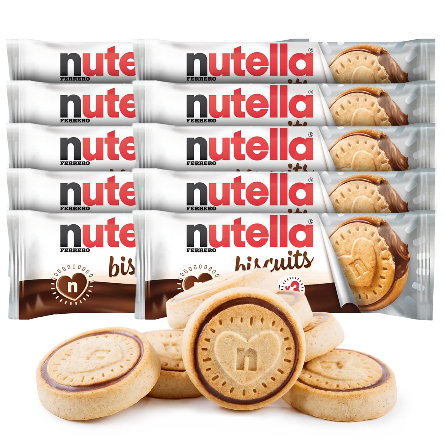 Amazon.com: Nutella Biscuits - Delicious Nutella Cookies With Hazelnut ...