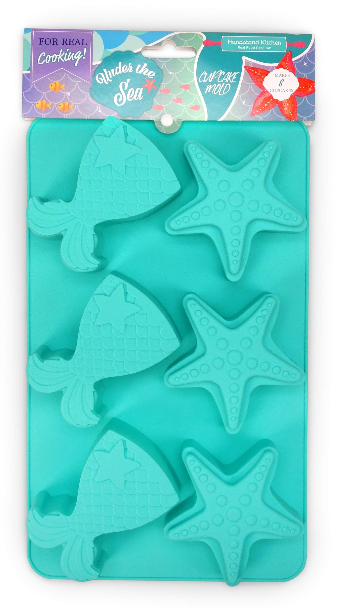 Amazon.com: Handstand Kitchen Under the Sea Silicone Mermaid Tail and ...