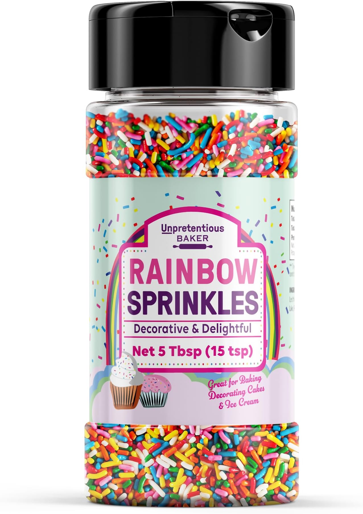 Amazon.com: 365 by Whole Foods Market, Rainbow Sprinkles, 2.75 Ounce ...