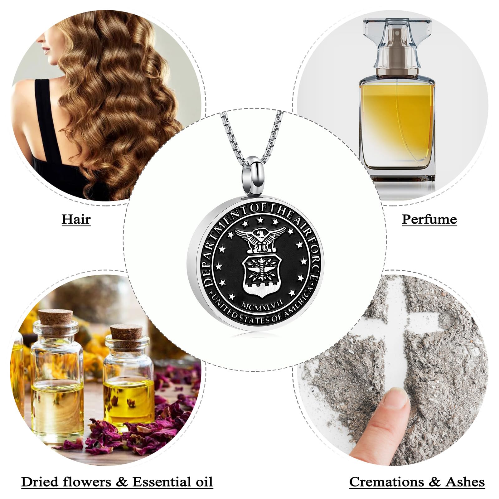 Snapklik.com : Oinsi Cremation Jewelry For Men Stainless Steel UNITED ...