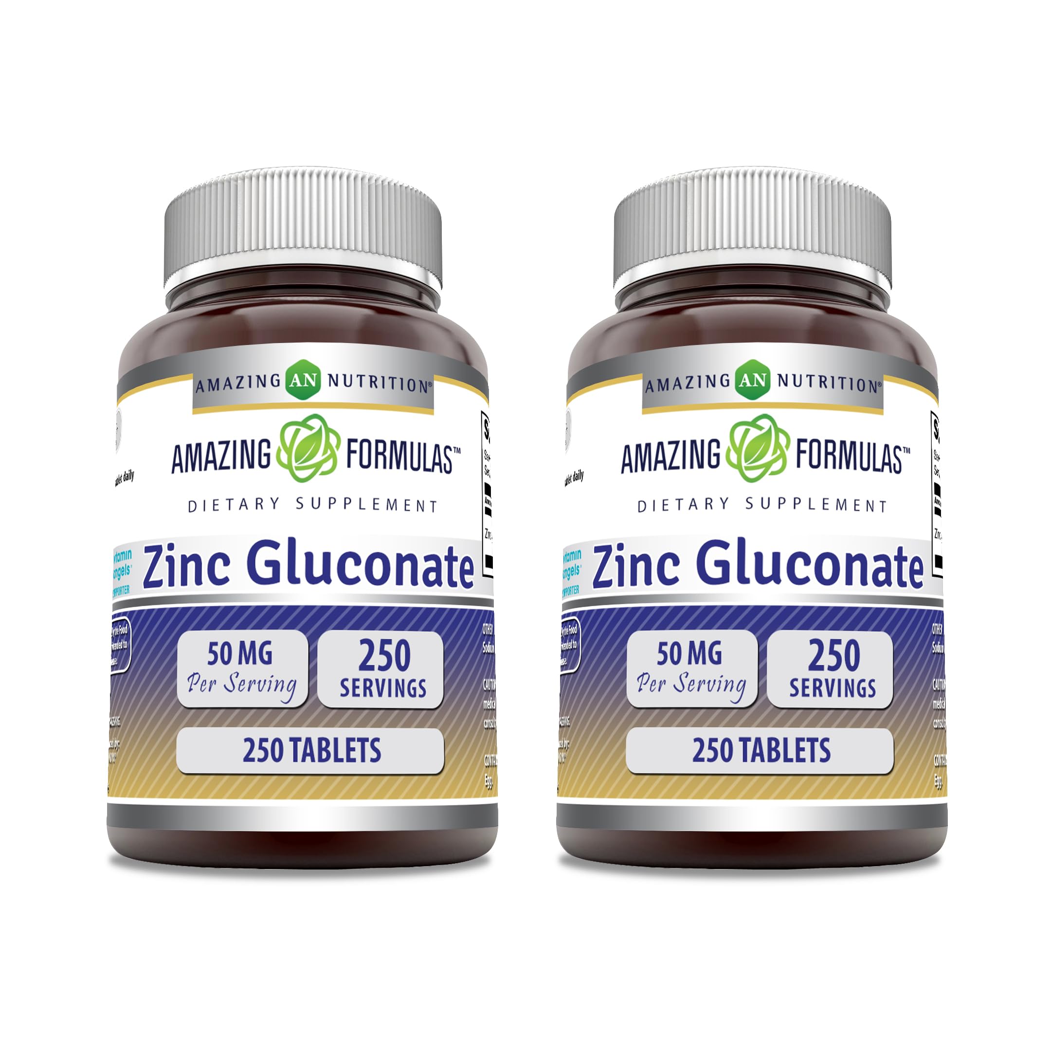 Amazon.com: Amazing Formulas Zinc Gluconate Supplement | 50 Mg Per ...