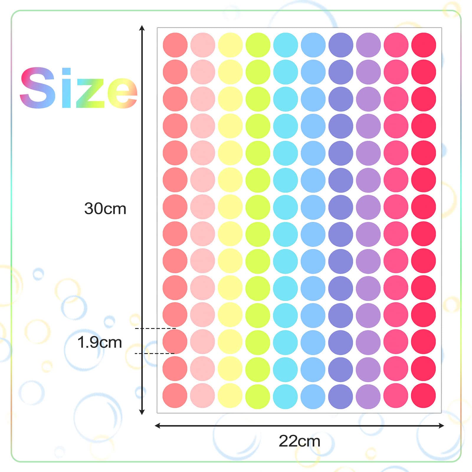 Snapklik.com : Dreecy 3500 PCS Color Coding Labels 3/4 Inch Circle Dot ...