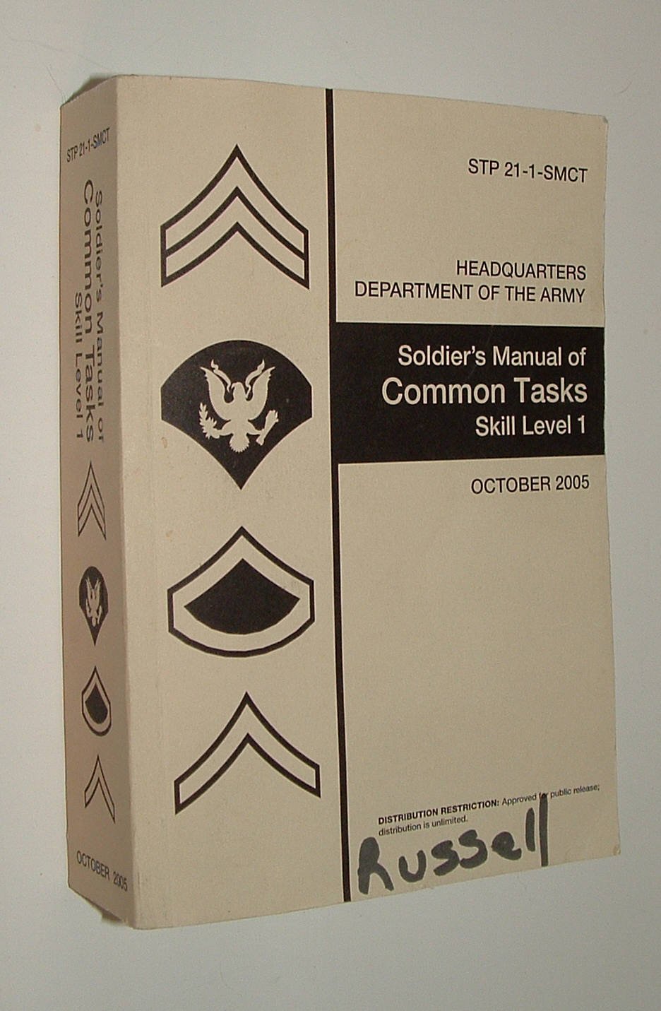 Amazon.com: Soldier's Manual of Common Tasks Skill Level 1 (STP 21-1 ...