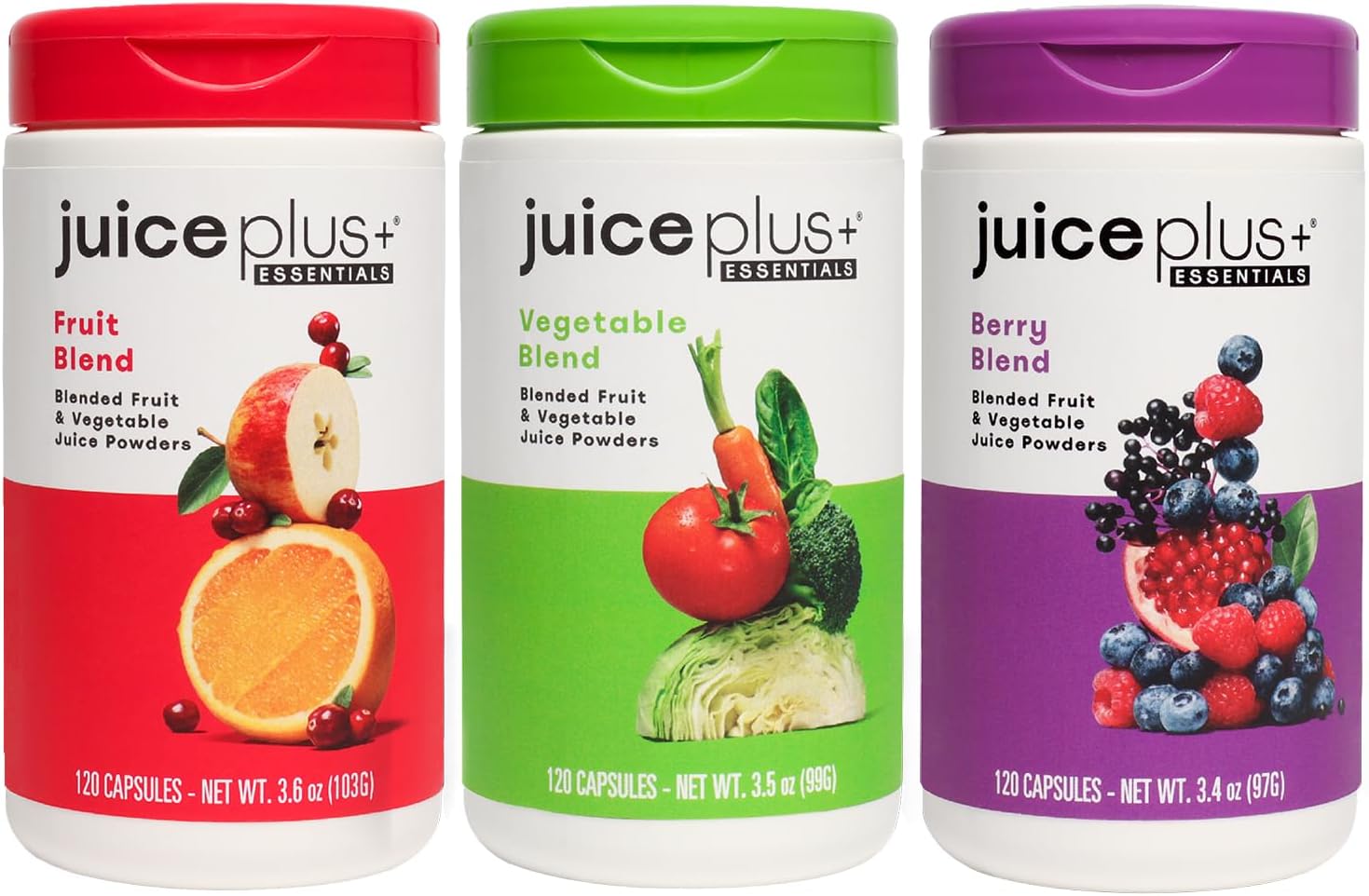 Amazon.com : Juice Plus+ Fruit, Vegetable & Berry Blend - Fruit and ...