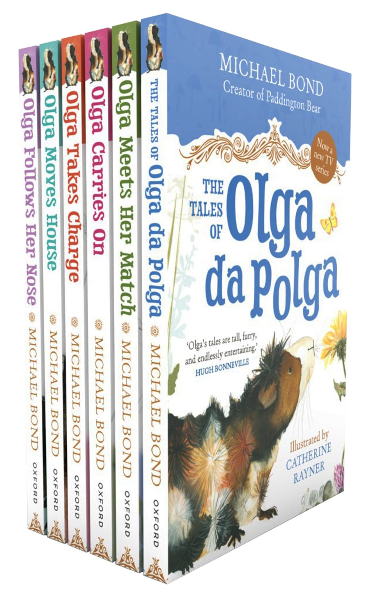 Olga Da Polga Series 6 Books Collection Set (Olga Carries On, Olga ...