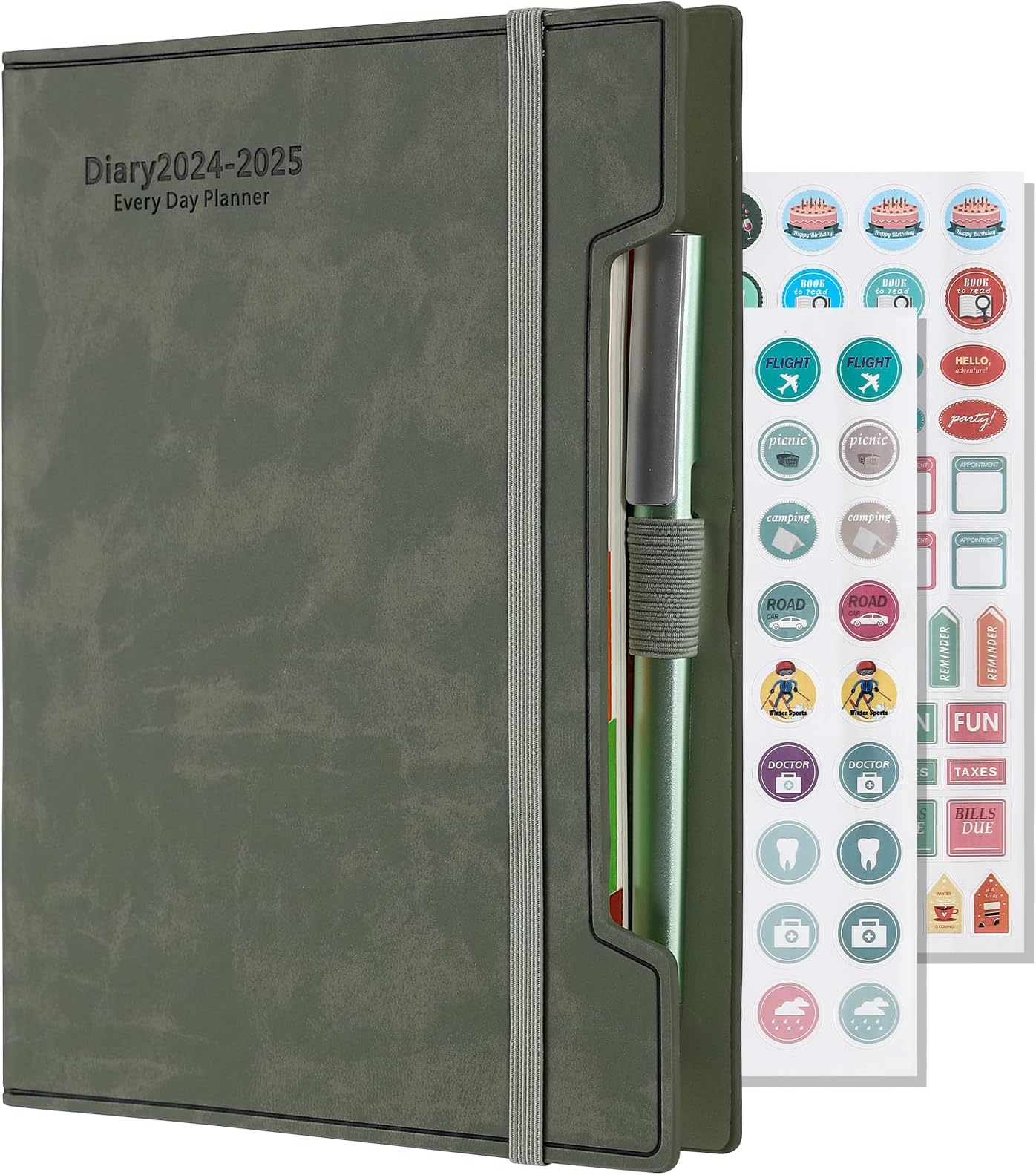 Academic Diary 2024-2025 A5 Day Per Page,Daily Planner,2024-2025 Diary ...