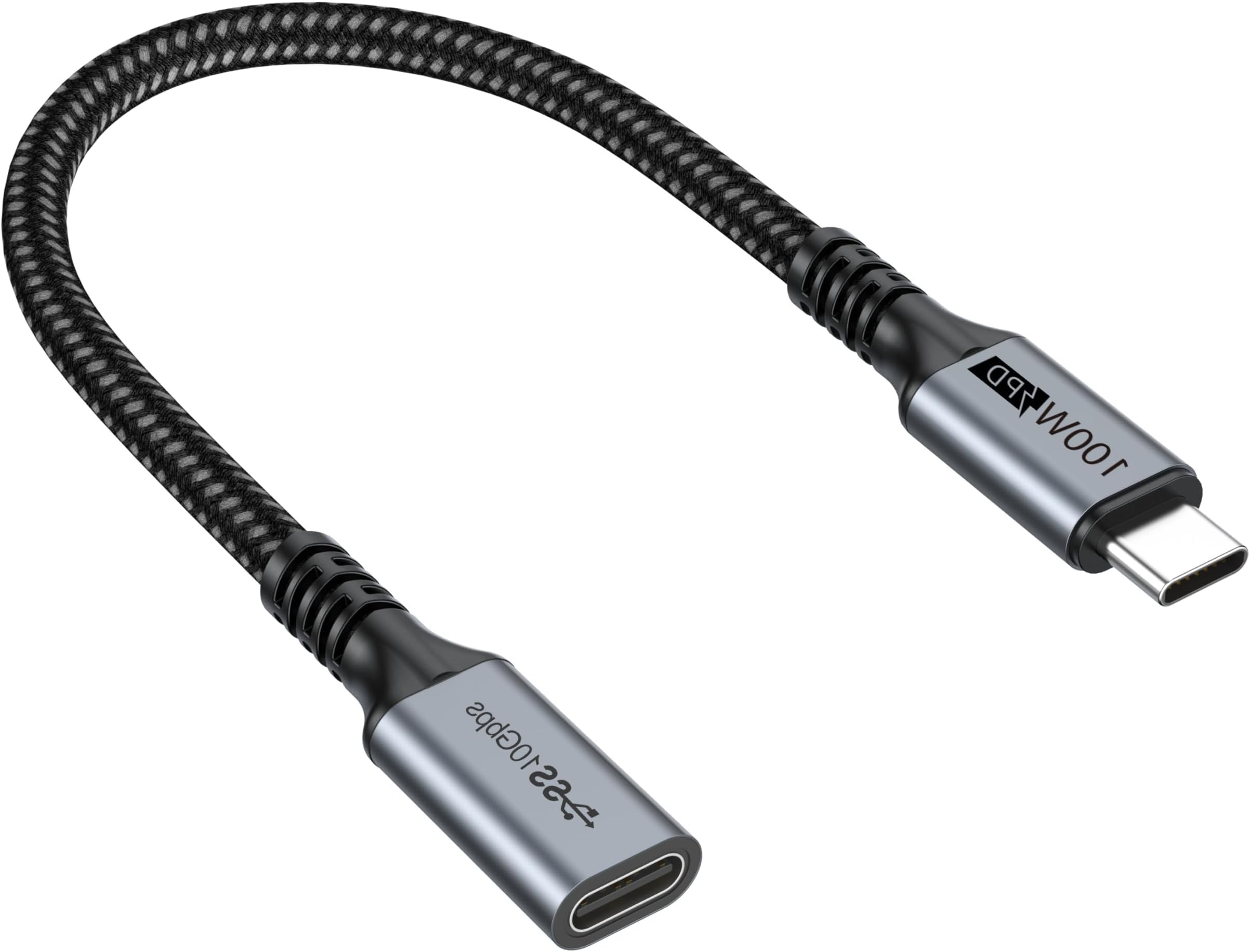 Amazon.com: RIITOP USB C Extension Cable Short, USB-C Male to Female ...