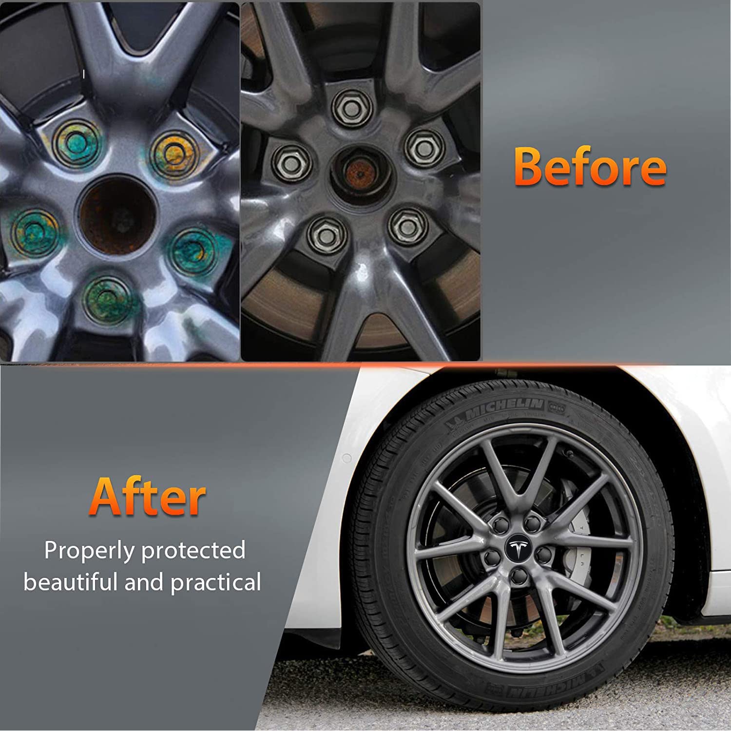 Snapklik.com : Wheel Cap Kit Center Cap Lug Nut Covers