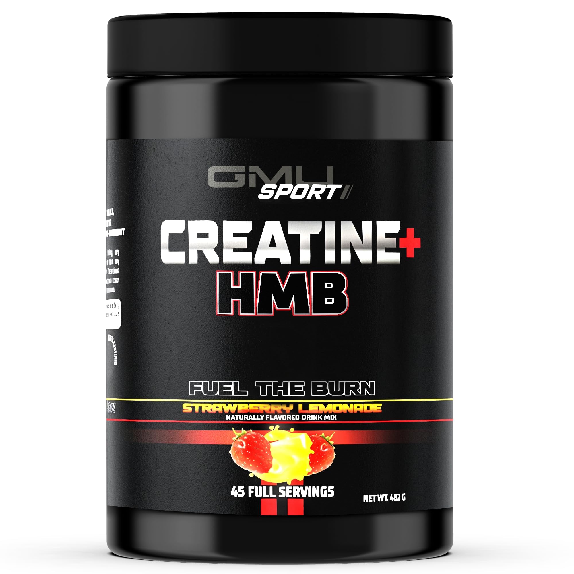 Amazon.com: GMU SPORT - Creatine Monohydrate with HMB Powder - 45 ...