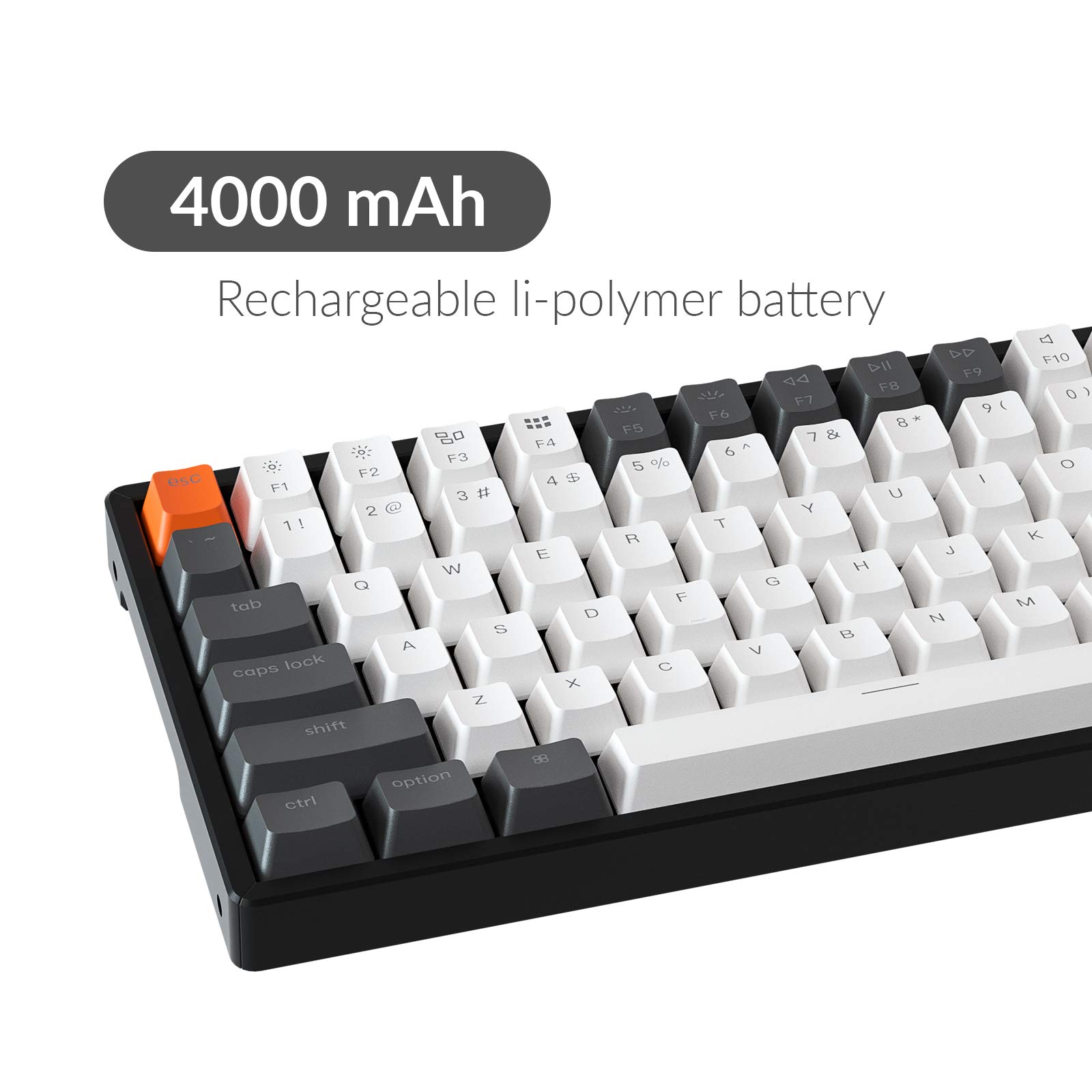 Keychron K2 75% Layout Hot-swappable Bluetooth Wireless/USB Wired ...