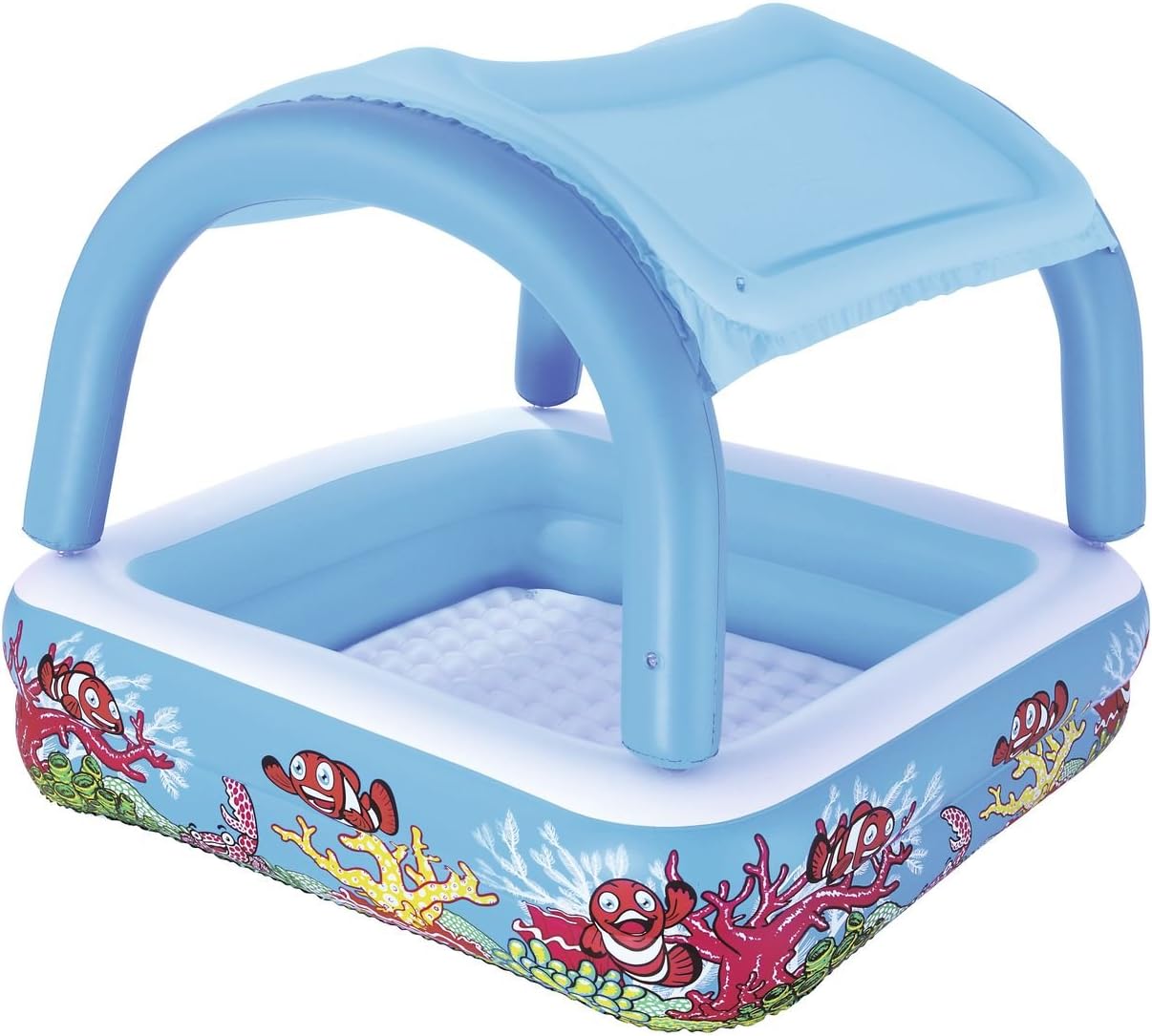 Bestway Canopy Play Paddling Pool - 58 x 58 x 48 Inches : Amazon.co.uk ...