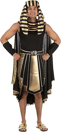 Amazon.com: Deluxe Eye of Horus Pharaoh Costume for Men | Ancient ...