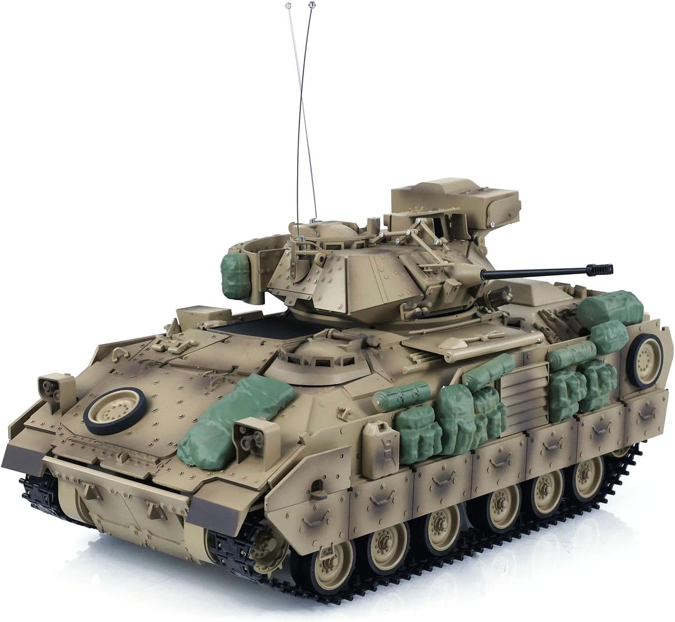 Amazon.com: wheelfun 1/16 TD RC Battle Tank Plastic for M2A2 Bradley RC ...