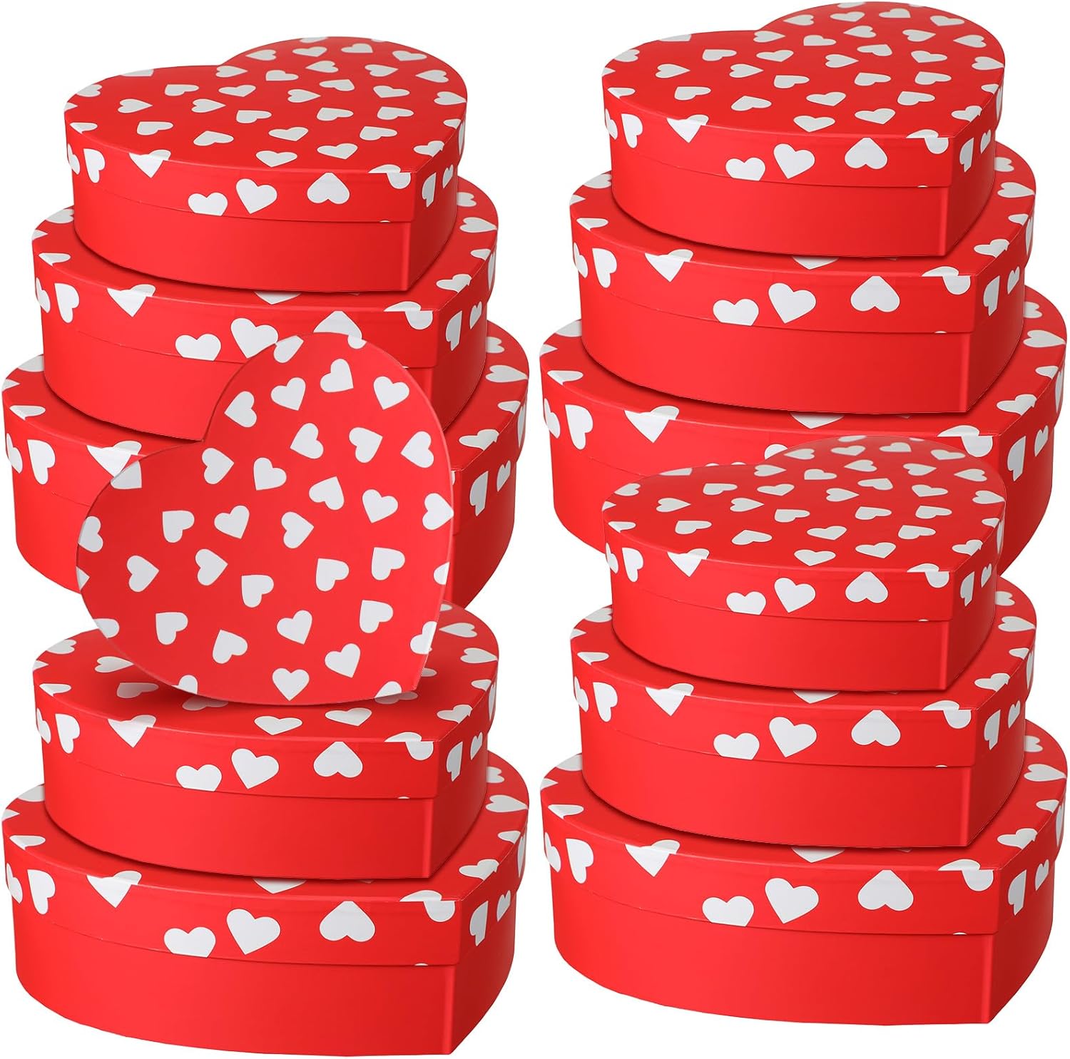 Amazon.com: ReliThick Mother's Day Heart Boxes for Flowers Heart Shaped ...