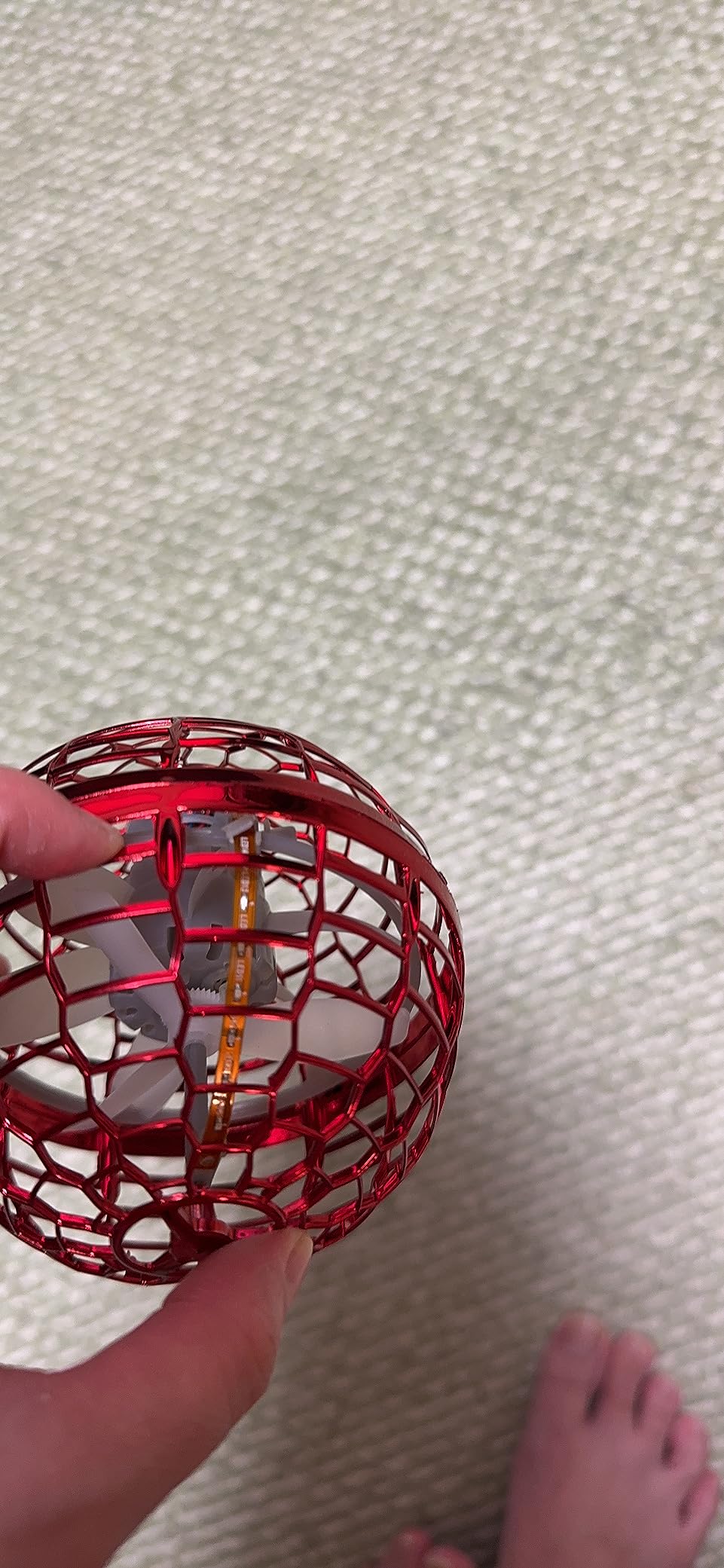 Amazon.co.jp: フライング ライト ボール THE FLYING LIGHT BALL (大) 直径約9.5cm ブルー : おもちゃ