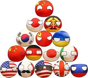 Amazon.co.jp: PUBANGJM 1/10/12/15pcs Country Ball Plush Mini Pendant ...