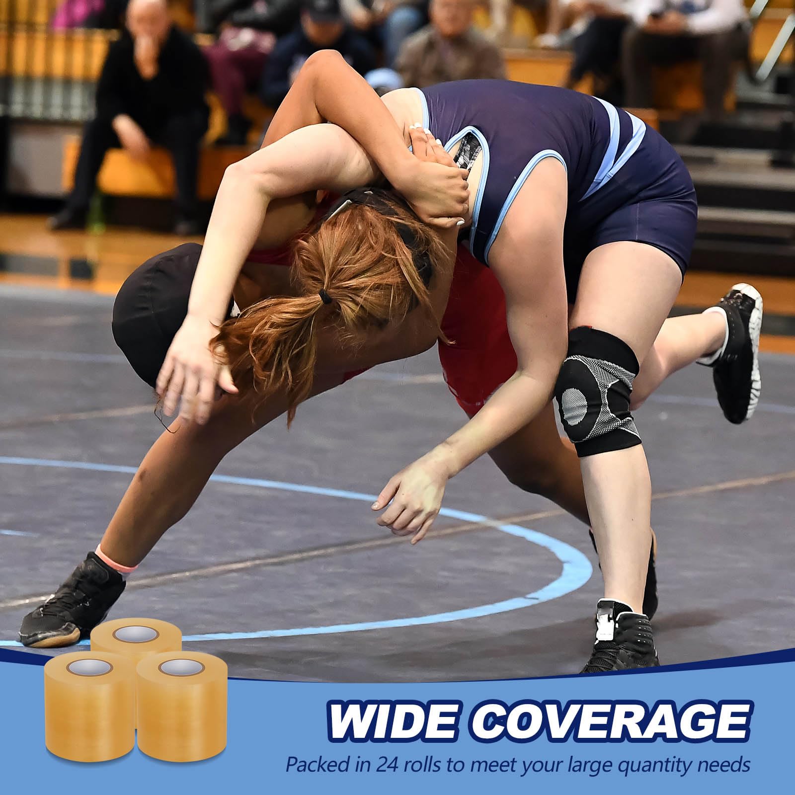 Snapklik.com : Pangda Wrestling Mat Tape 3 Or 4 Inch Heavy Duty 7 Mil ...