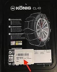 KÖNIG CL-10 100 - Schneeketten : Amazon.de: Auto & Motorrad