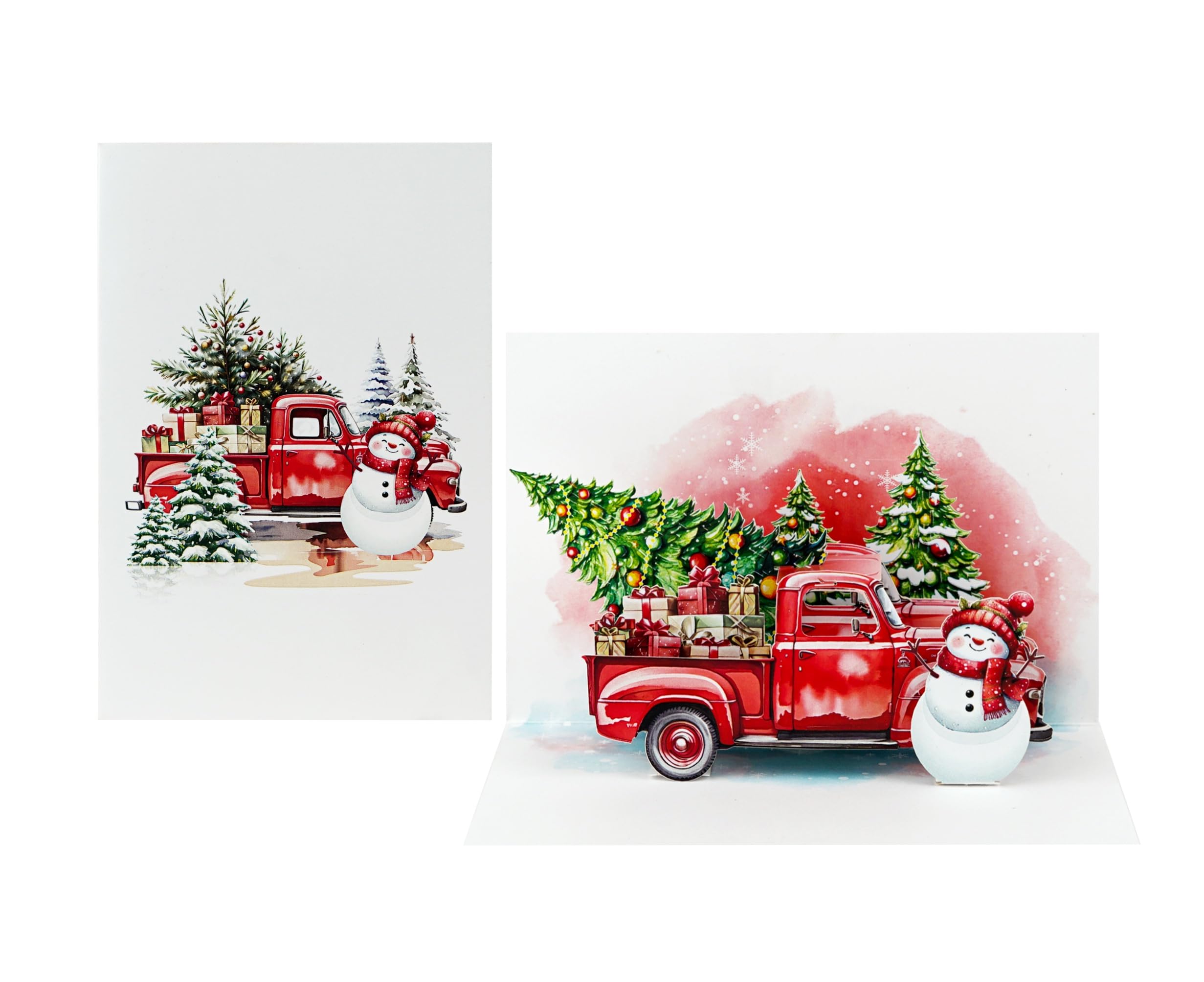 Set 5 Pop Up Christmas Cards | Christmas Pop Up Cards, 3D Greetings ...