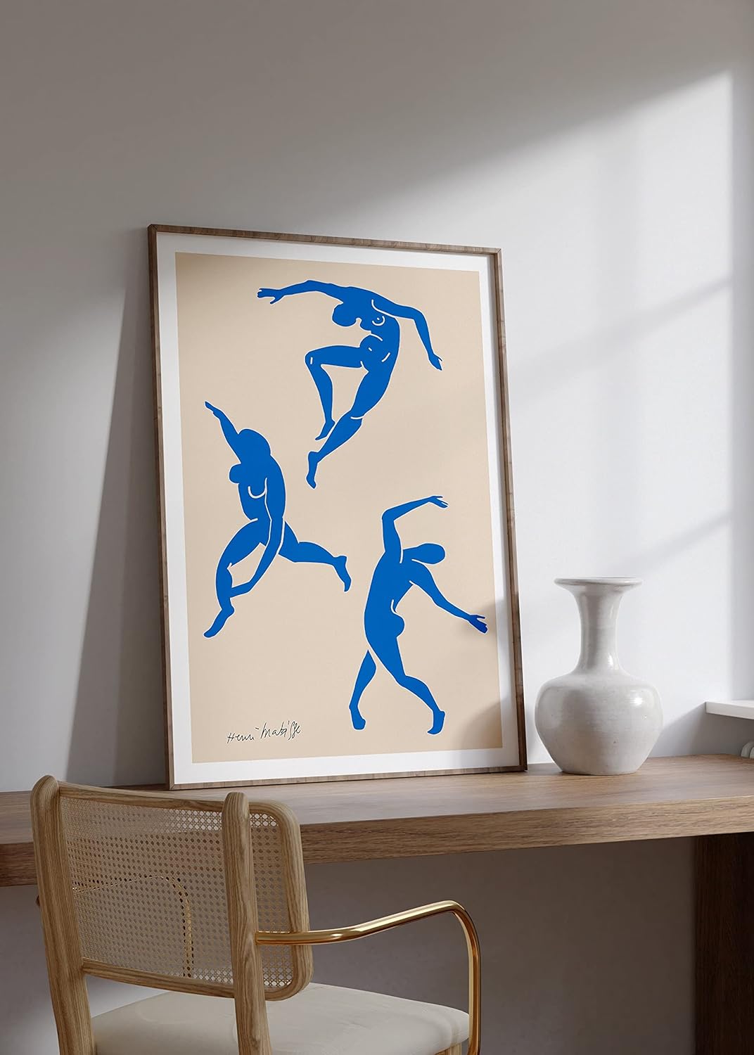 Impresión artística para pared, póster de bailarines de Matisse azul ...