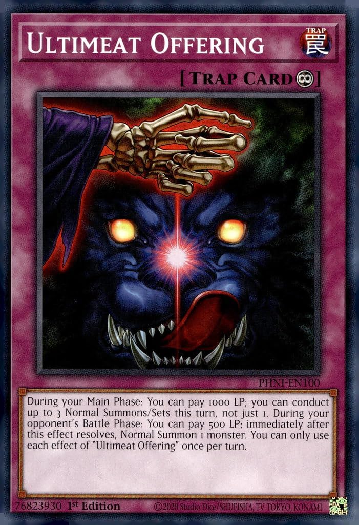 Amazon.com: YU-GI-OH! Ultimeat Offering - PHNI-EN100 - Common - 1st ...