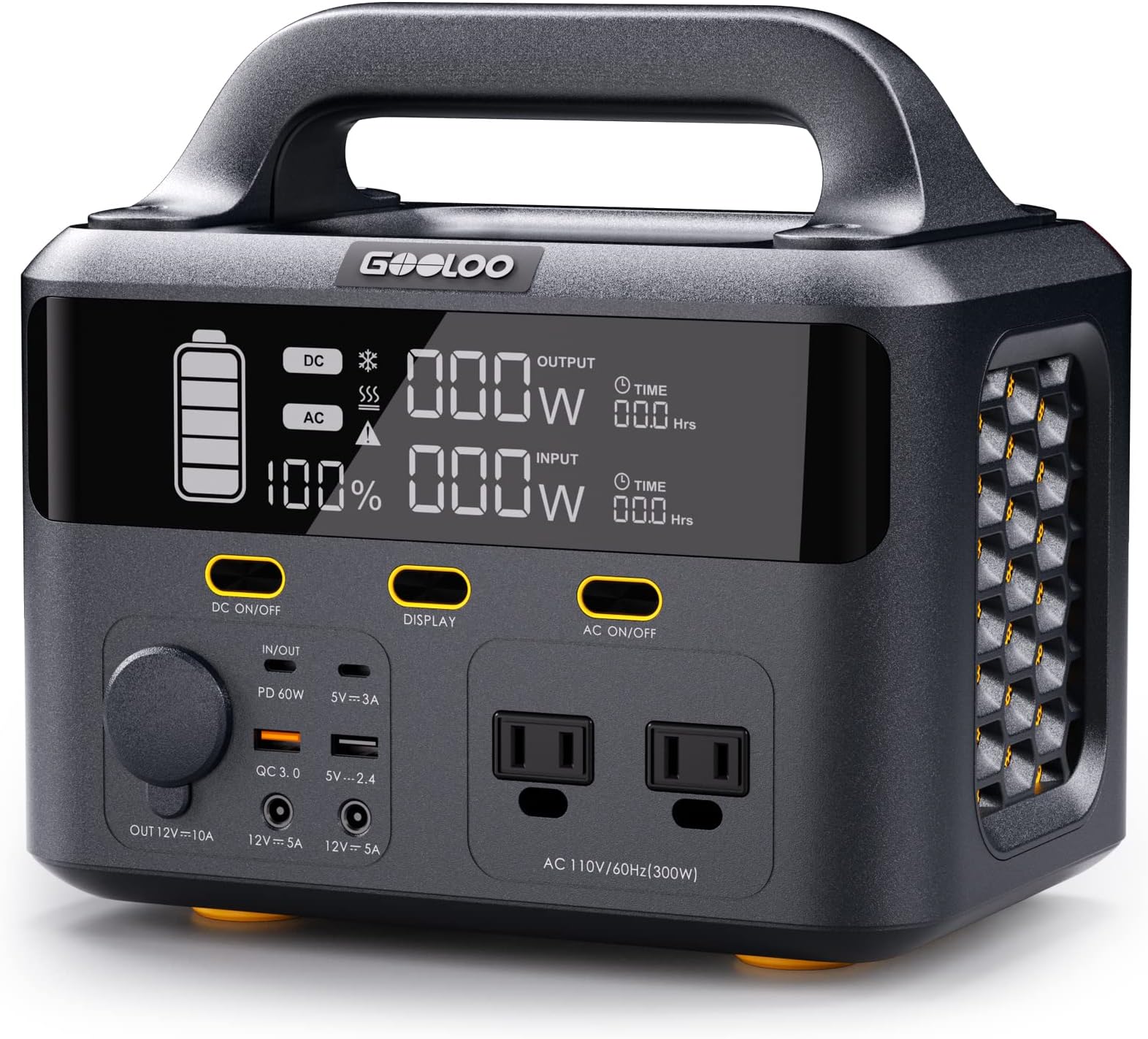 Amazon.com: GOOLOO GTX300 Power Station, 300Wh Portable Power Station ...