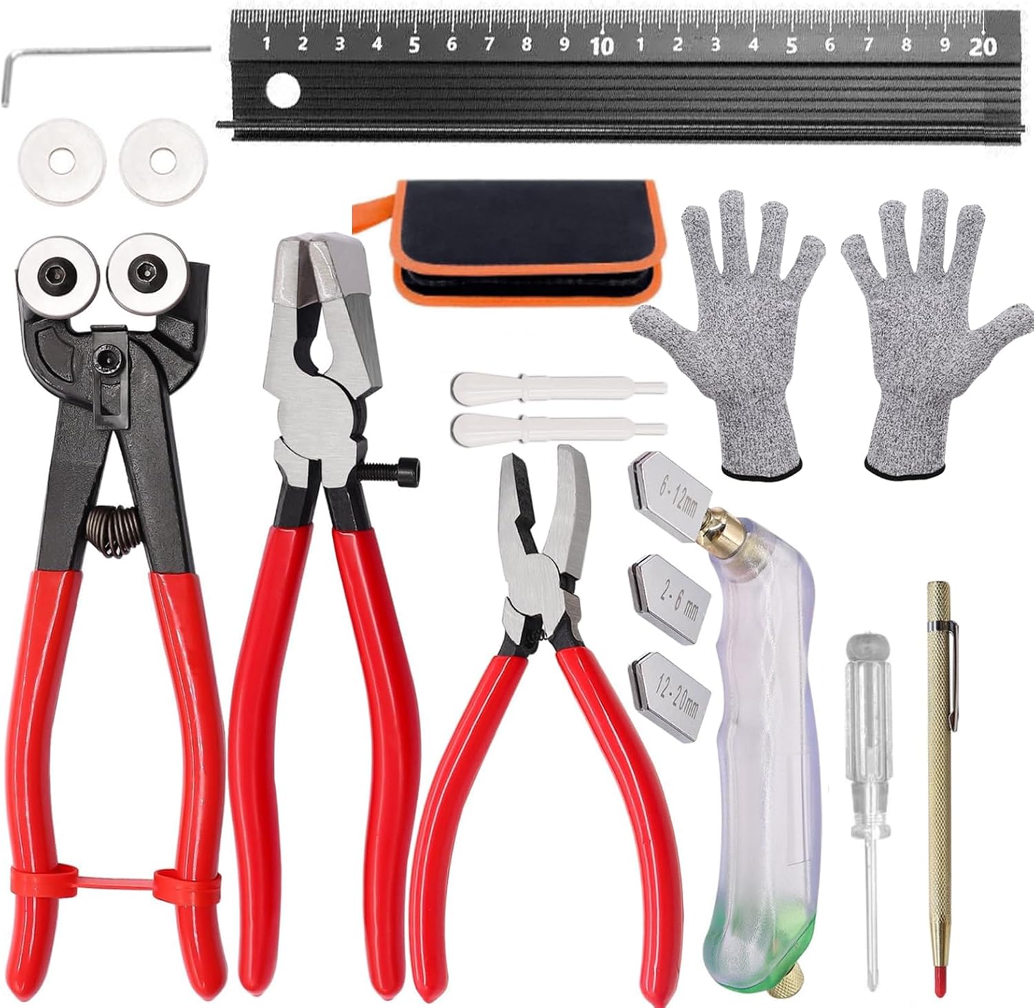 Amazon.com: Stained Glass Kit, Glass Cutters Tools for Stained Glass ...