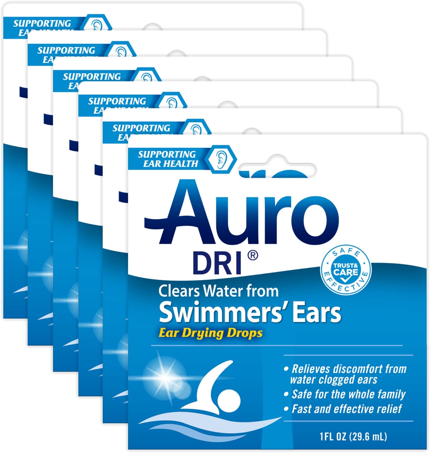 Amazon.com: Auro DRI Ear Water Drying Aid (Pack of 6) : Health & Household