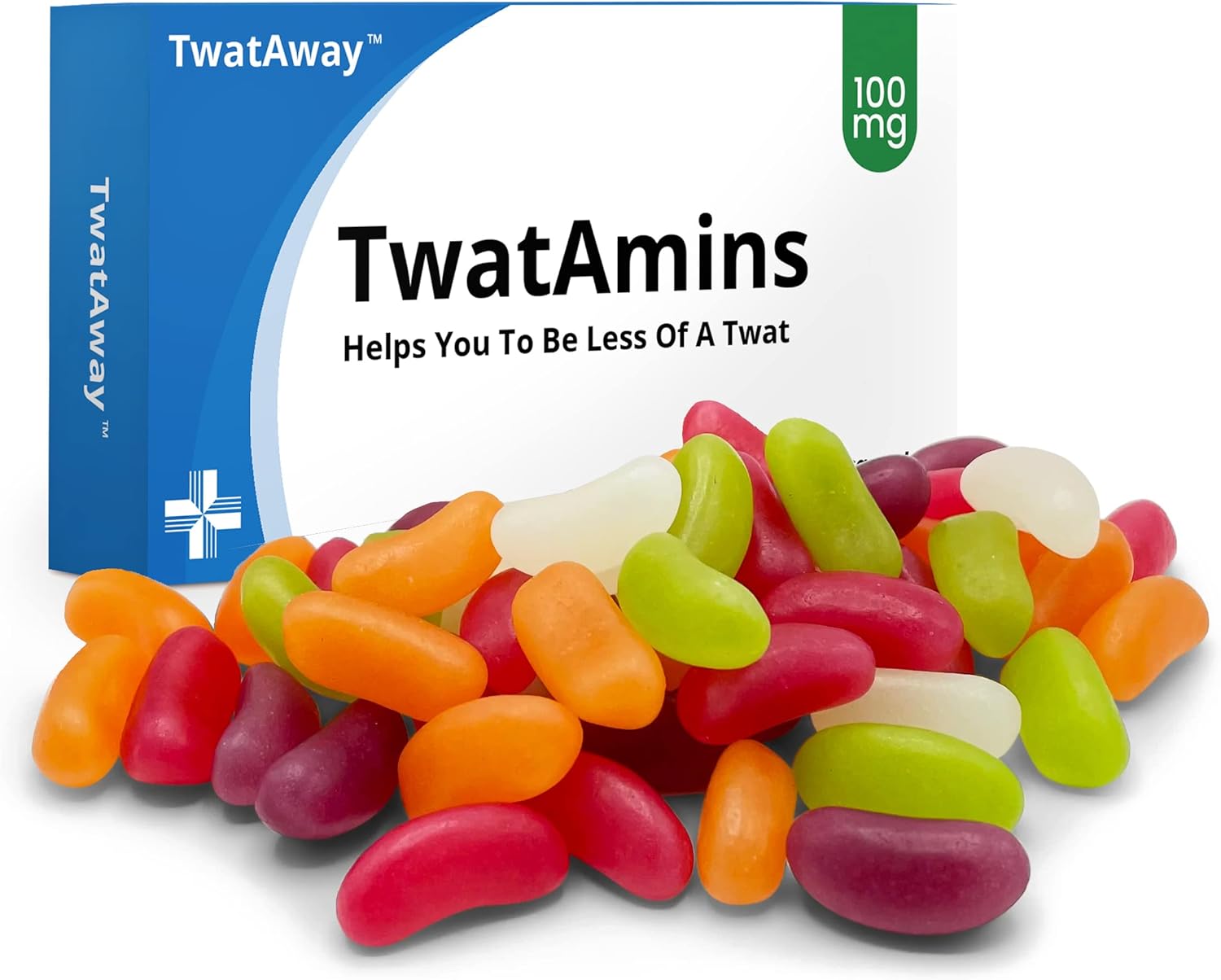 Funny Rude Joke Pill Tablets Box Prank with Jelly Beans Sweets Inside ...