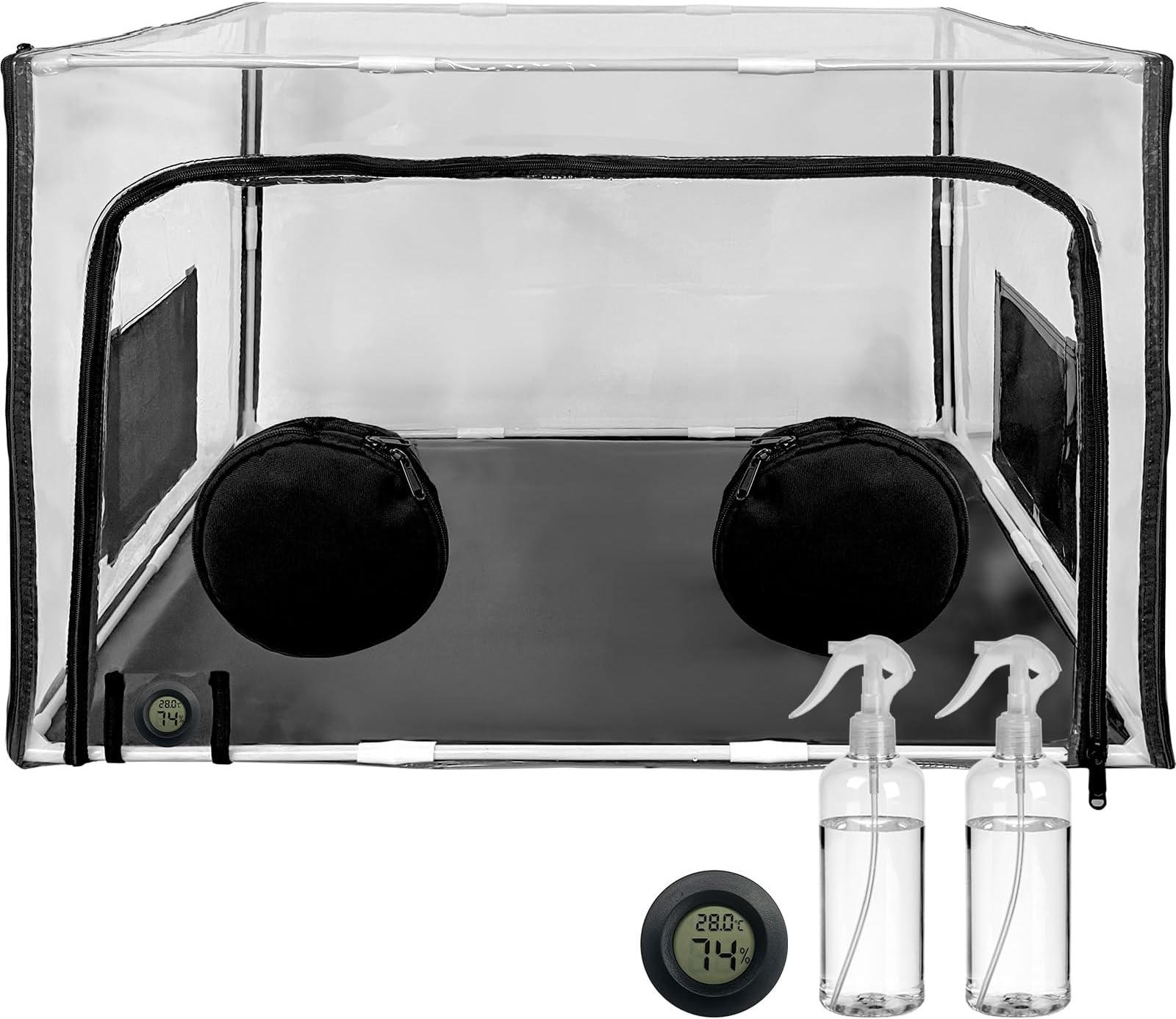 Amazon.com : Crownow Mushroom Grow Tent with Temperature and Humidity ...