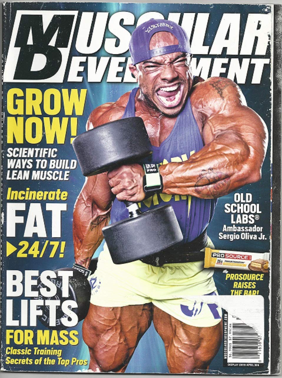 Muscular Development magazine April 2018 Sergio Oliva Jr. Cover: Steve ...