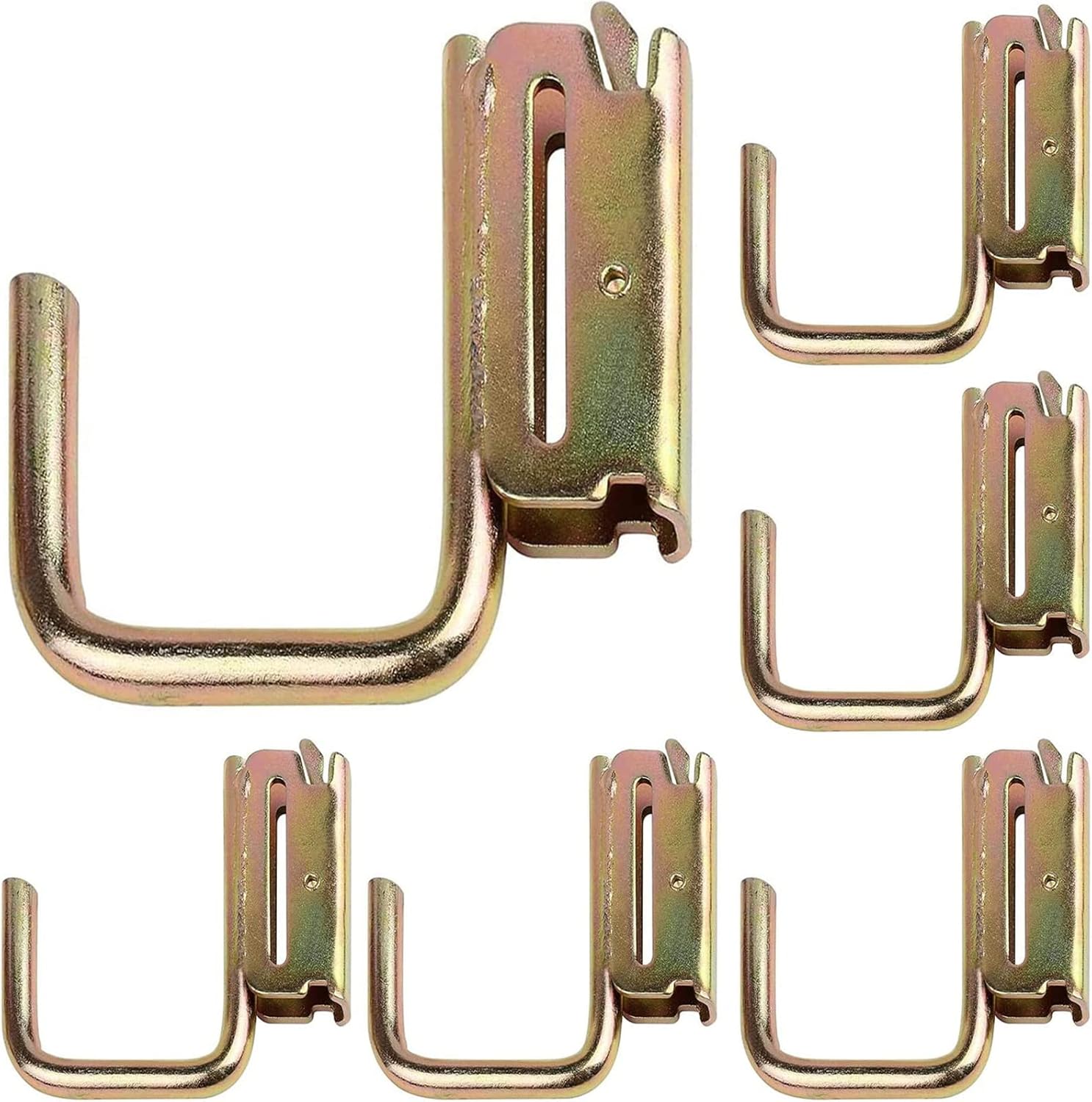 Amazon.com: 6 Pack E-Track Steel J-Hooks,Tie-Down Accessories w/E-Track ...
