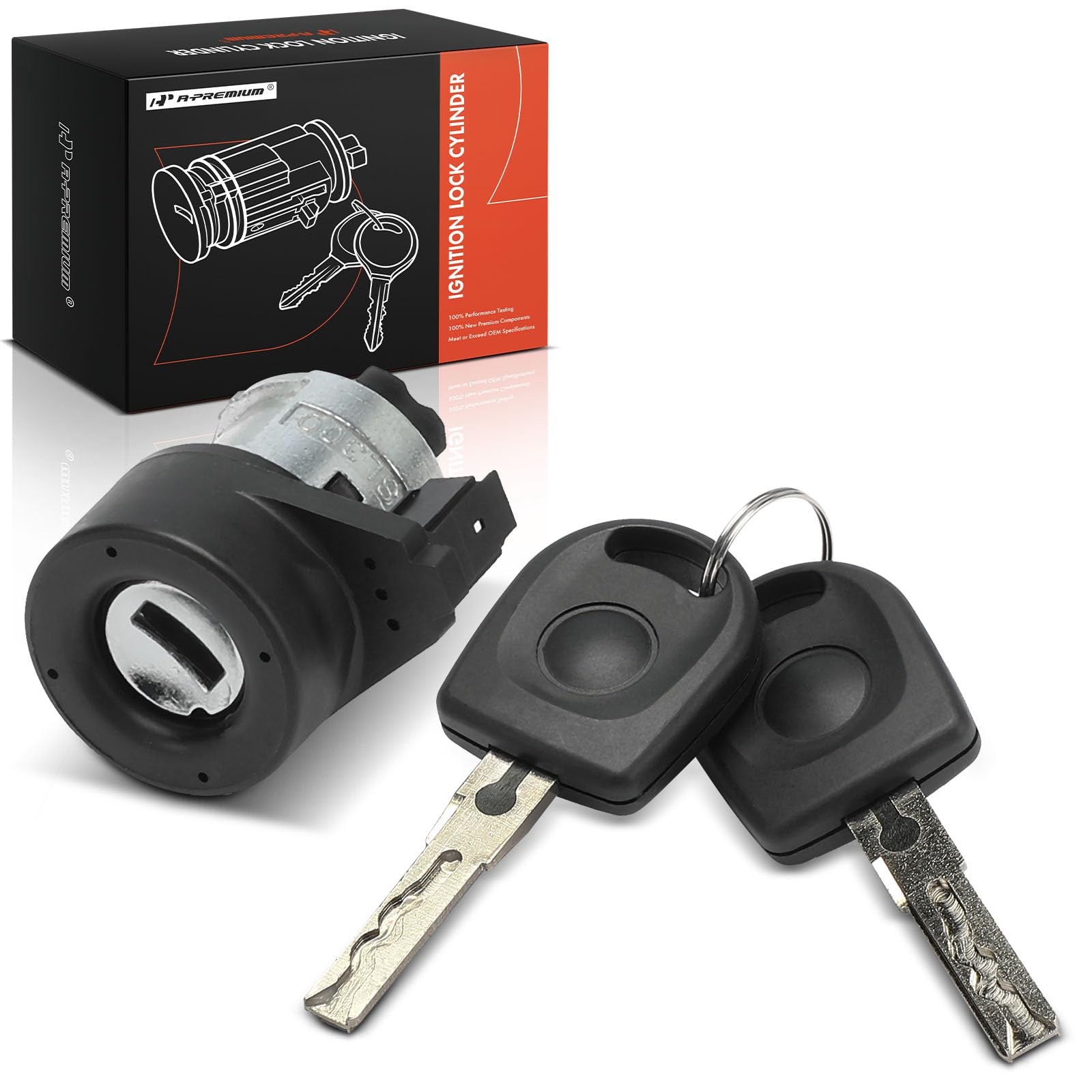 Amazon.com: A-Premium Ignition Lock Cylinder with 2 keys Compatible ...