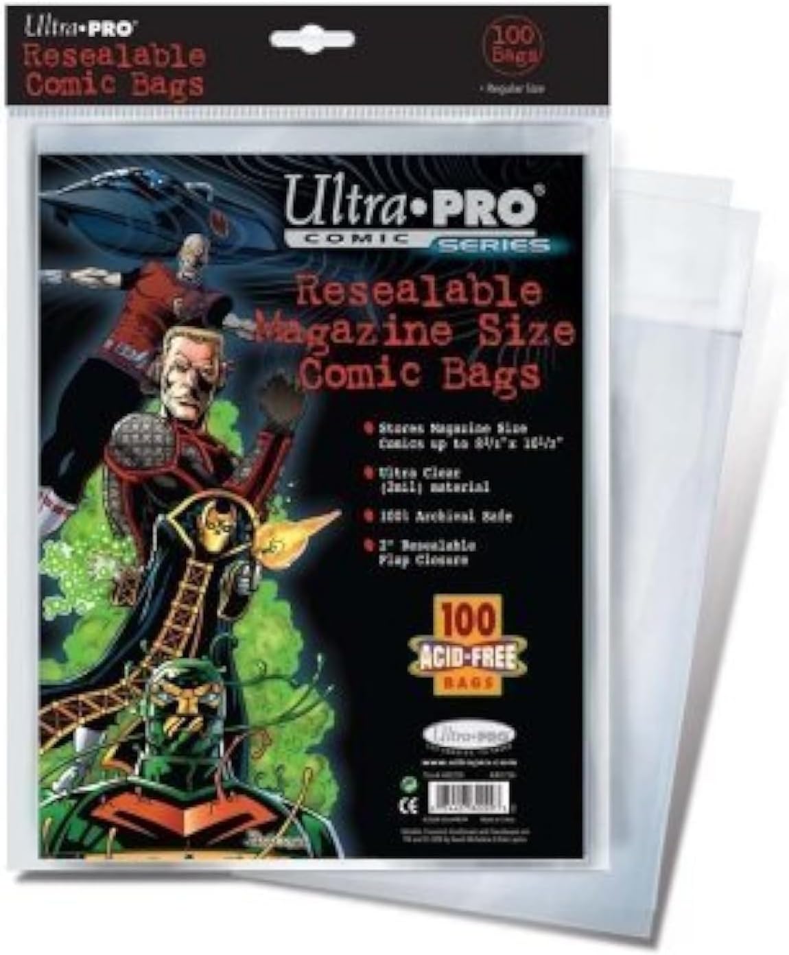 Amazon.com: Comic Bags - Magazine Size - Resealable (100 pk) : Office ...