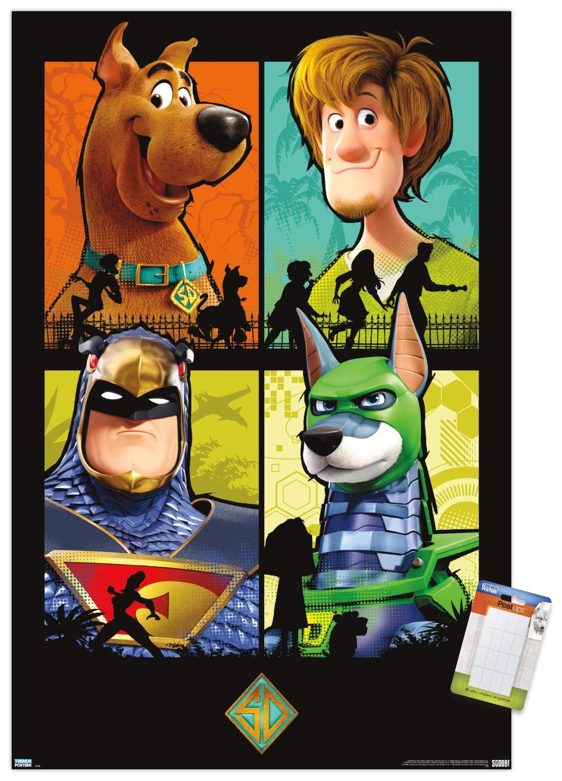 Amazon.com: Trends International Scooby- Doo: Scoob! - Grid Wall Poster ...