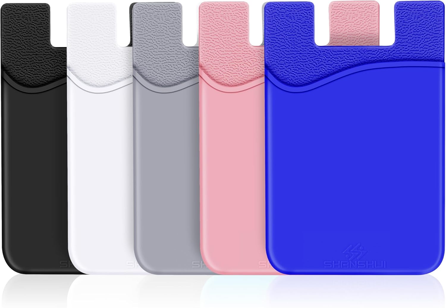 Amazon.com: SHANSHUI Phone Card Holder, Silicone Phone Case Wallet ...