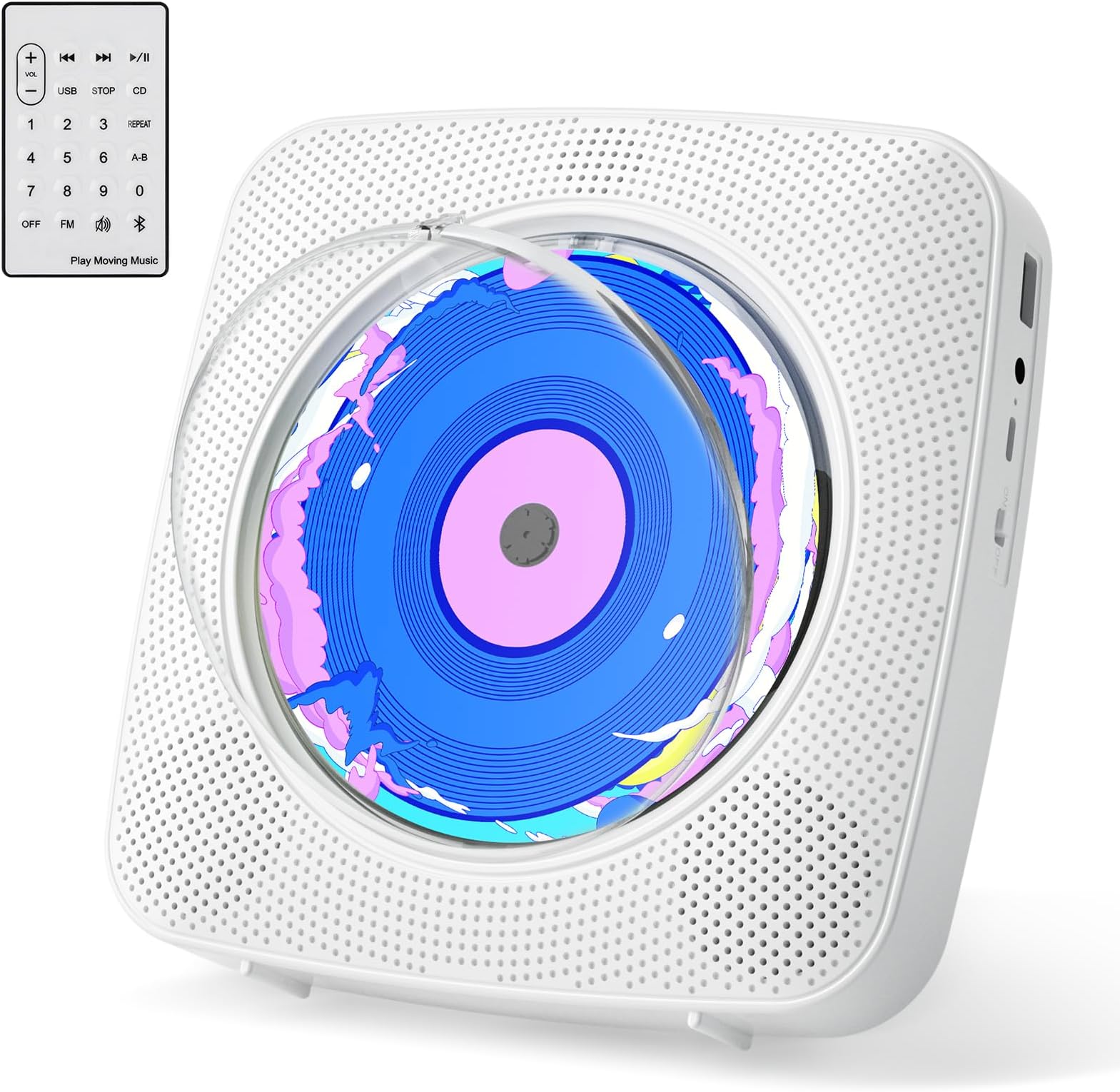 Amazon.com: CD Player Portable : CD Players for Home Bluetooth 1800mAh ...