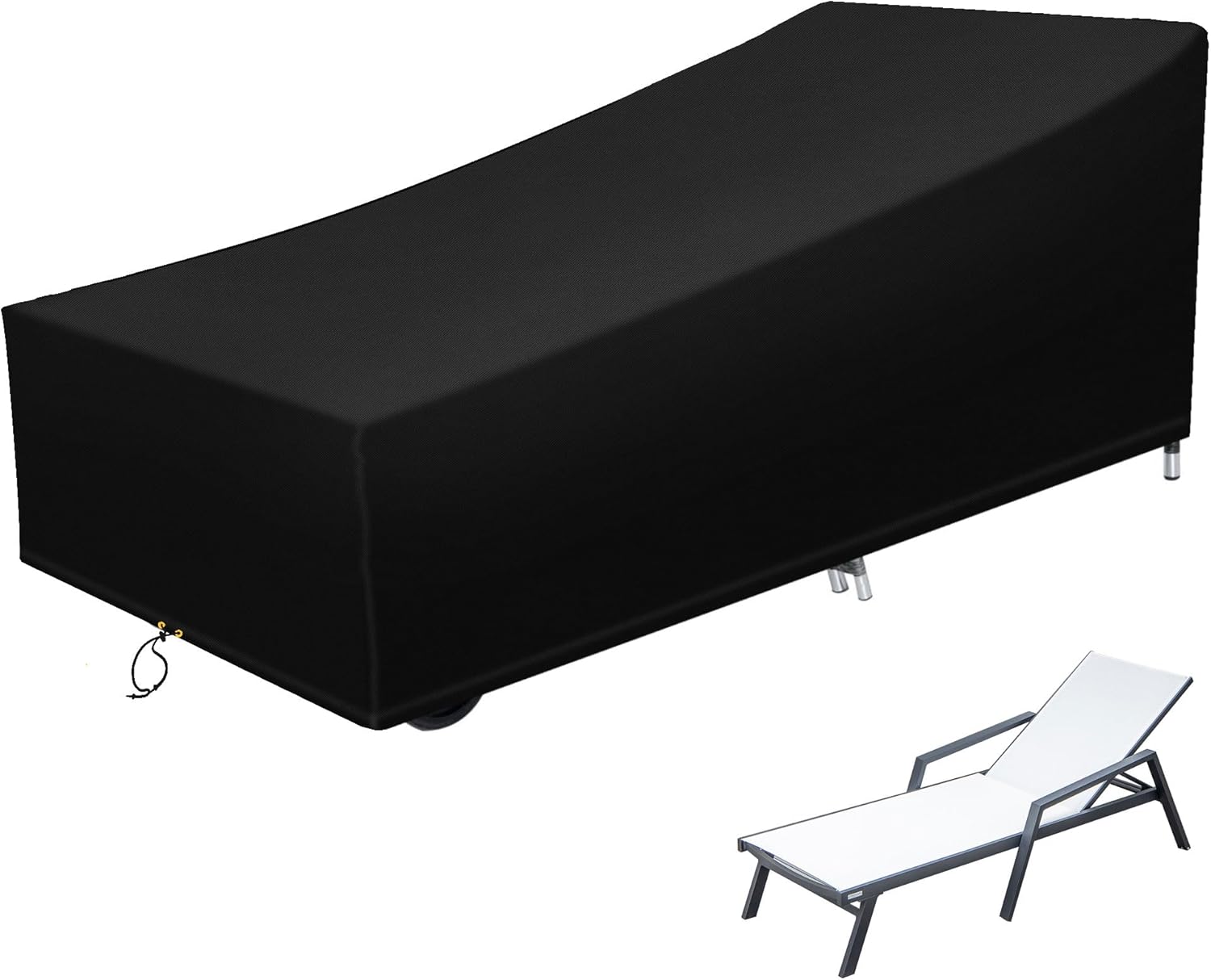 RICHIE Sun Lounger Covers, Outdoor Garden Sunbed Cover Waterproof ...