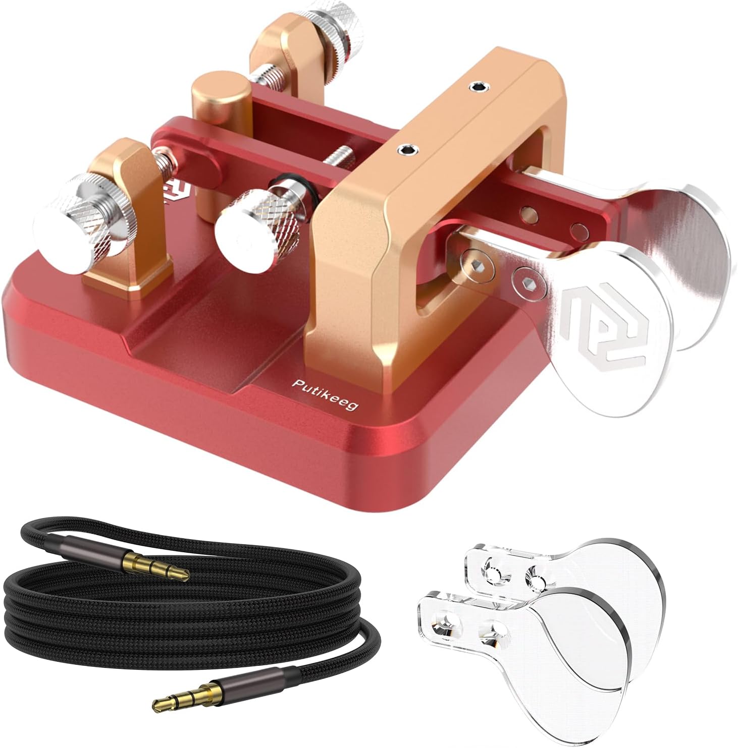 Amazon.com: CW Morse Code Keys Lightweight Single Paddle Morse Code Key ...