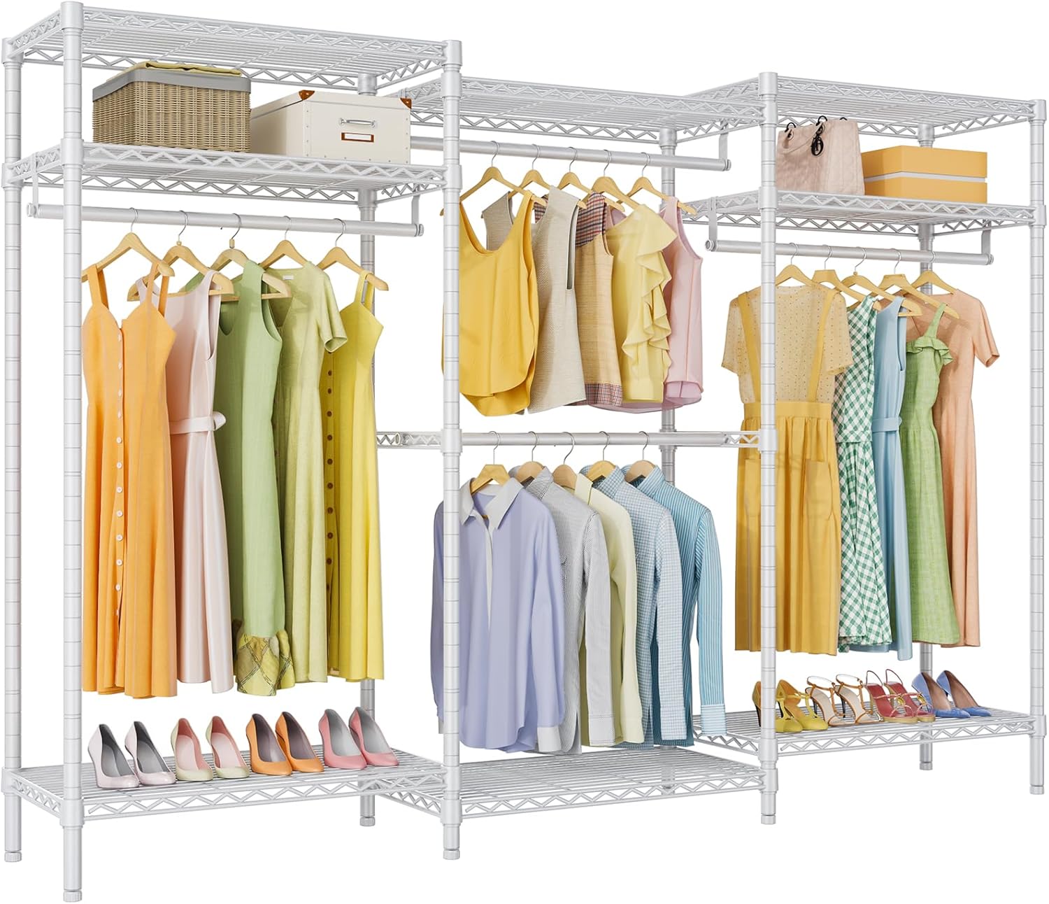 Amazon.com: VIPEK V5i Plus Wire Garment Rack Heavy Duty Clothes Rack ...