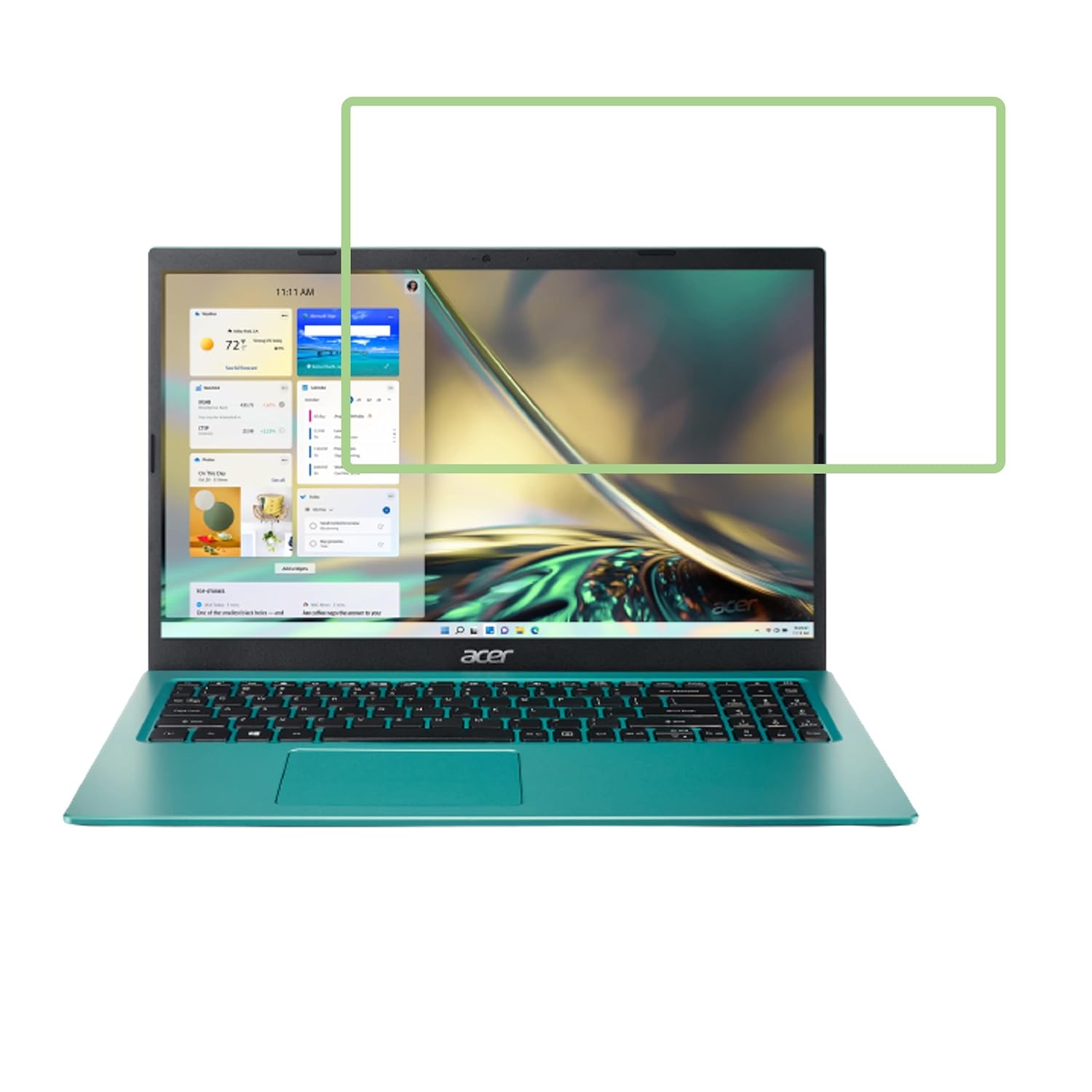 DVTECH® 9H Crystal Clear unbreakable laptop Screen protector for Acer ...