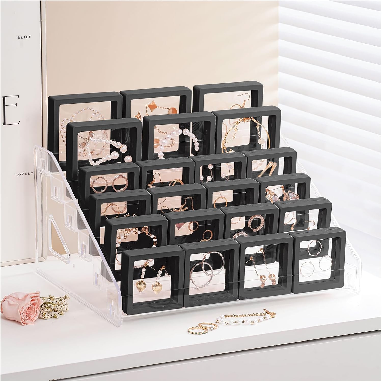 Amazon.com: ProCase 22 PCS 3D Floating Display Frame Case with Clear ...