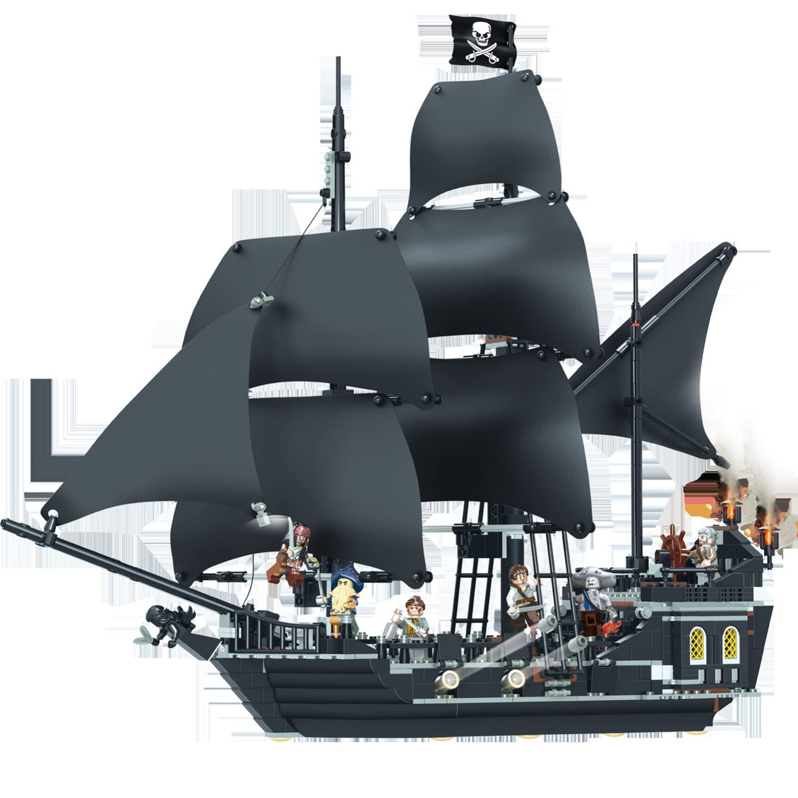 Pirate Ship Black Pearl Model Pirate Ship Ship Set Building ...