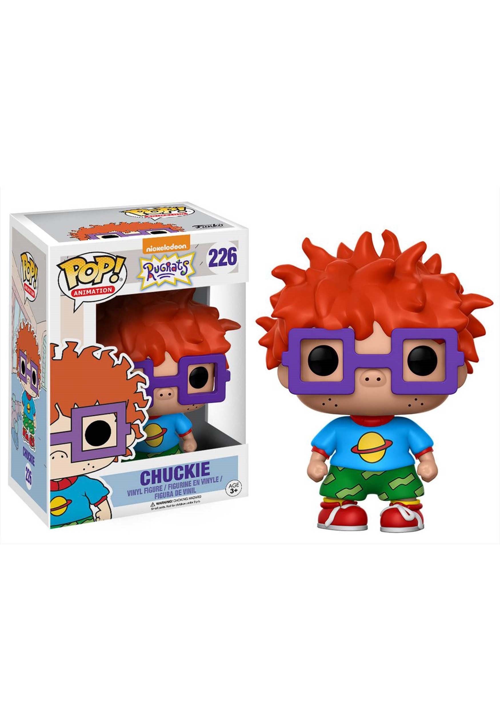 Amazon.com: Funko Pop Television Rugrats Chuckie Action Figure : Toys ...