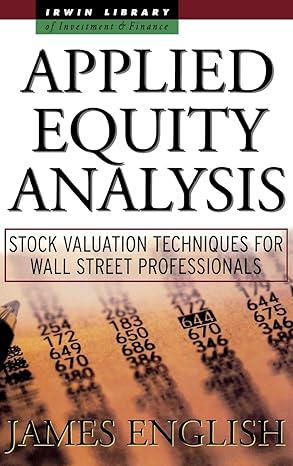 Amazon.com: Applied Equity Analysis: Stock Valuation Techniques for ...